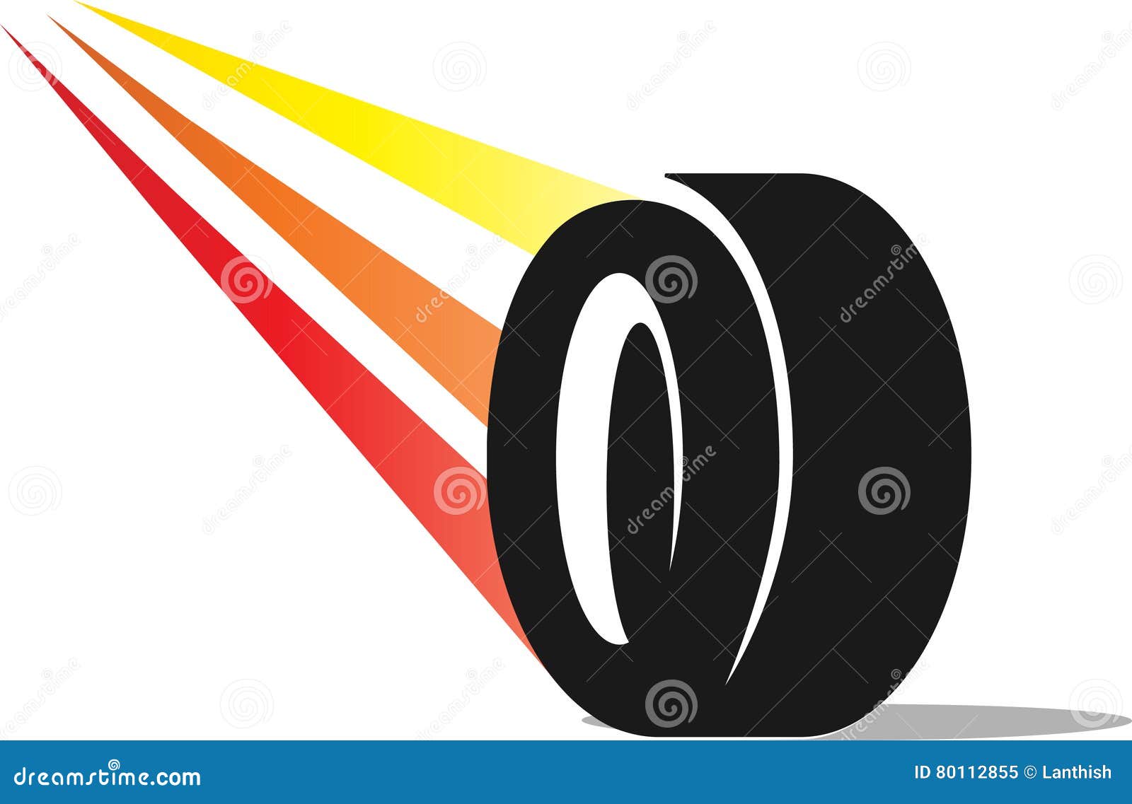 Moving Wheel stock vector. Illustration of moto, autos - 80112855