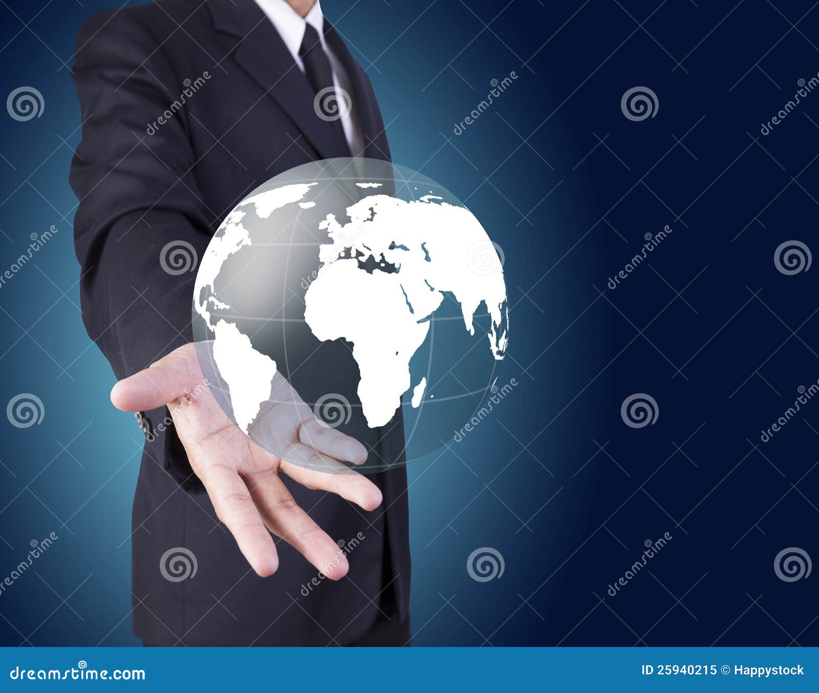 Moving with the world stock illustration. Illustration of hand - 25940215