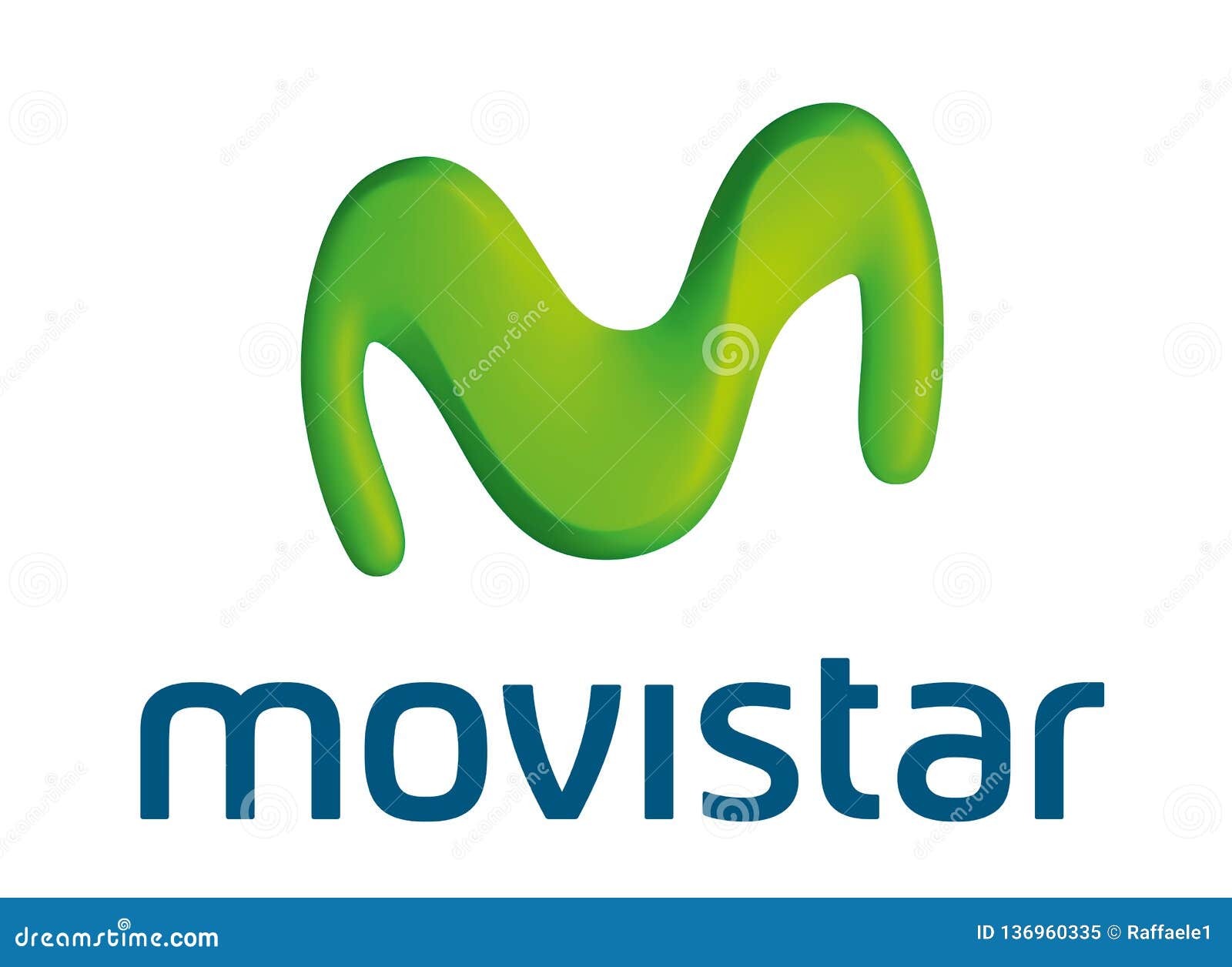 Movistar Logo Old imagen editorial. Ilustración de vector - 136960335