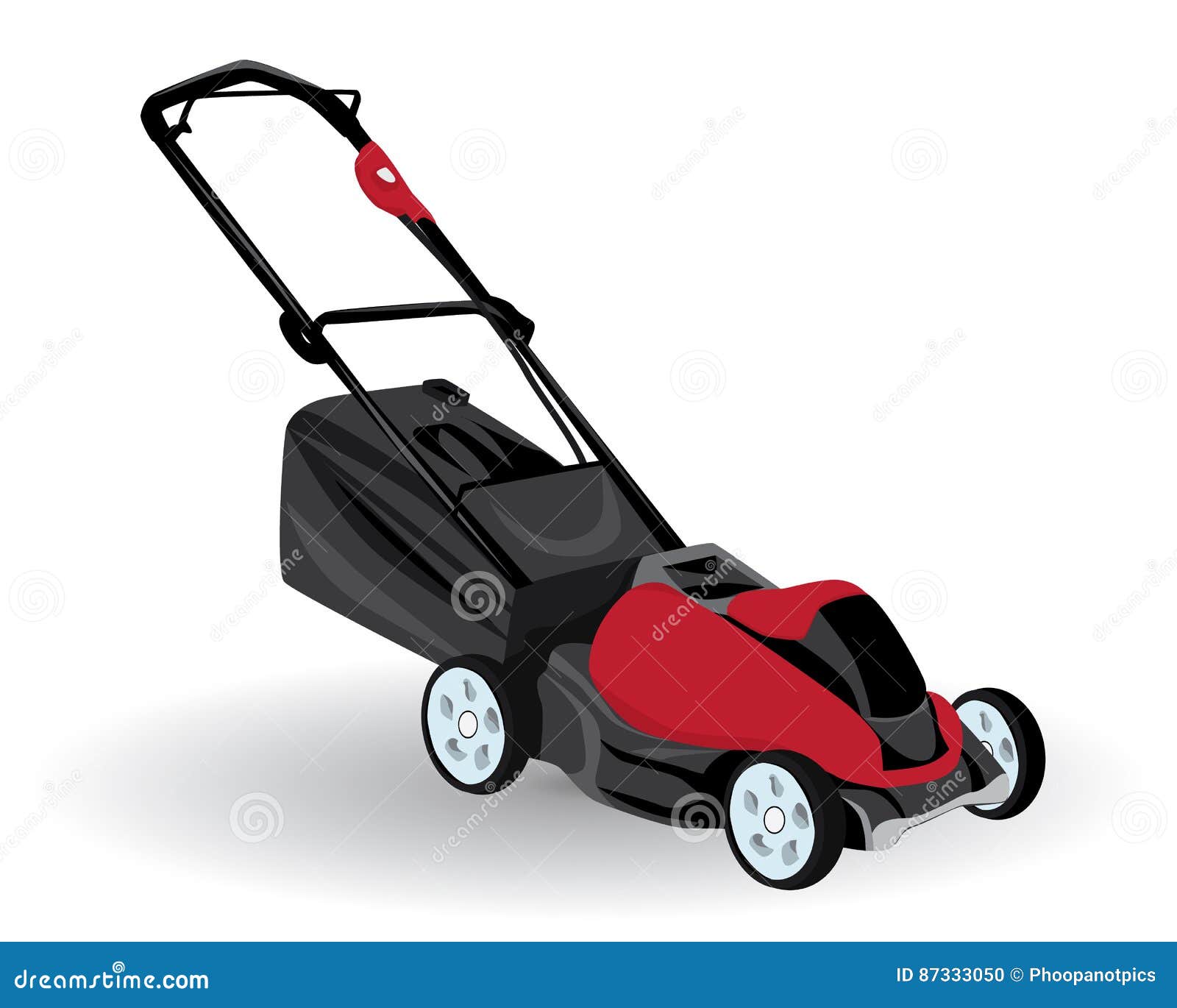 Mower machine stock vector. Illustration of agriculturist - 87333050