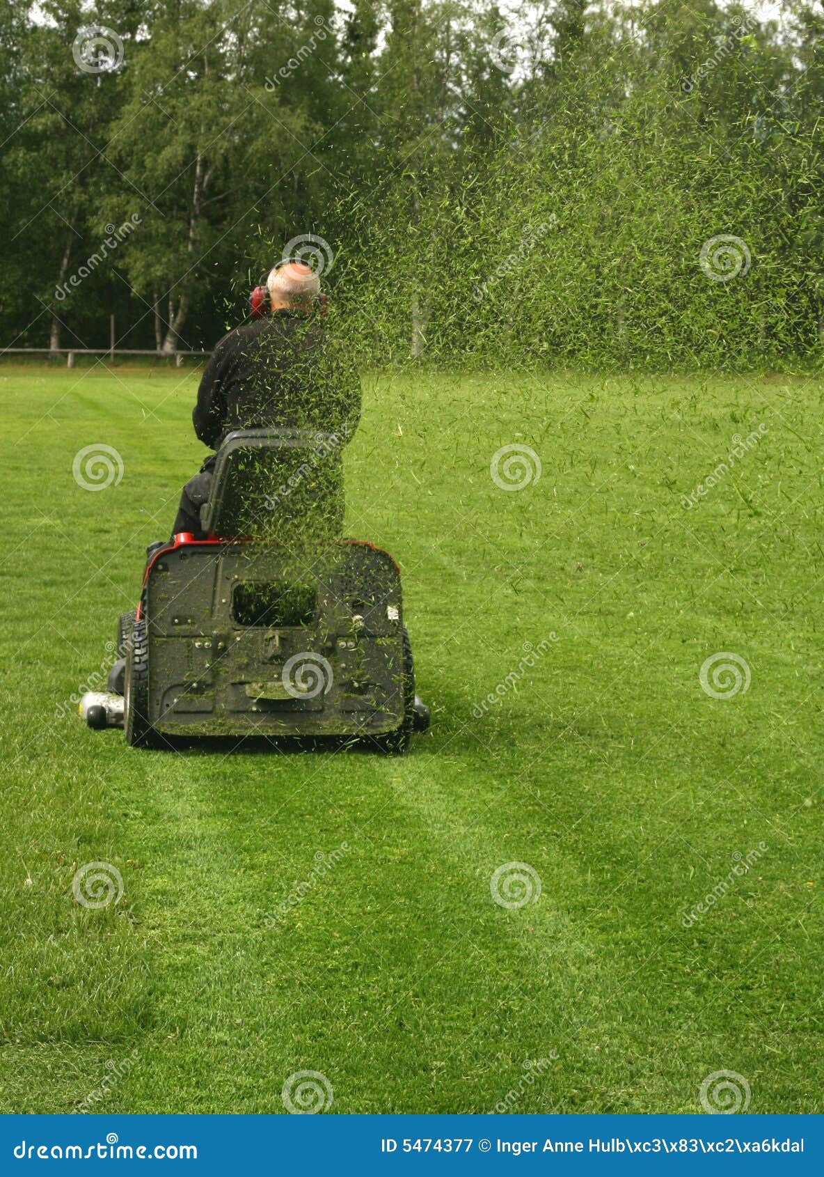 Mowing field stock image. Image of riding, midlife, mower - 5474377