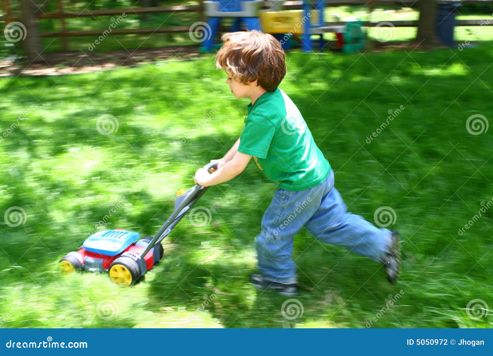 Mowing the lawn stock photo. Image of spring, outside - 5050972