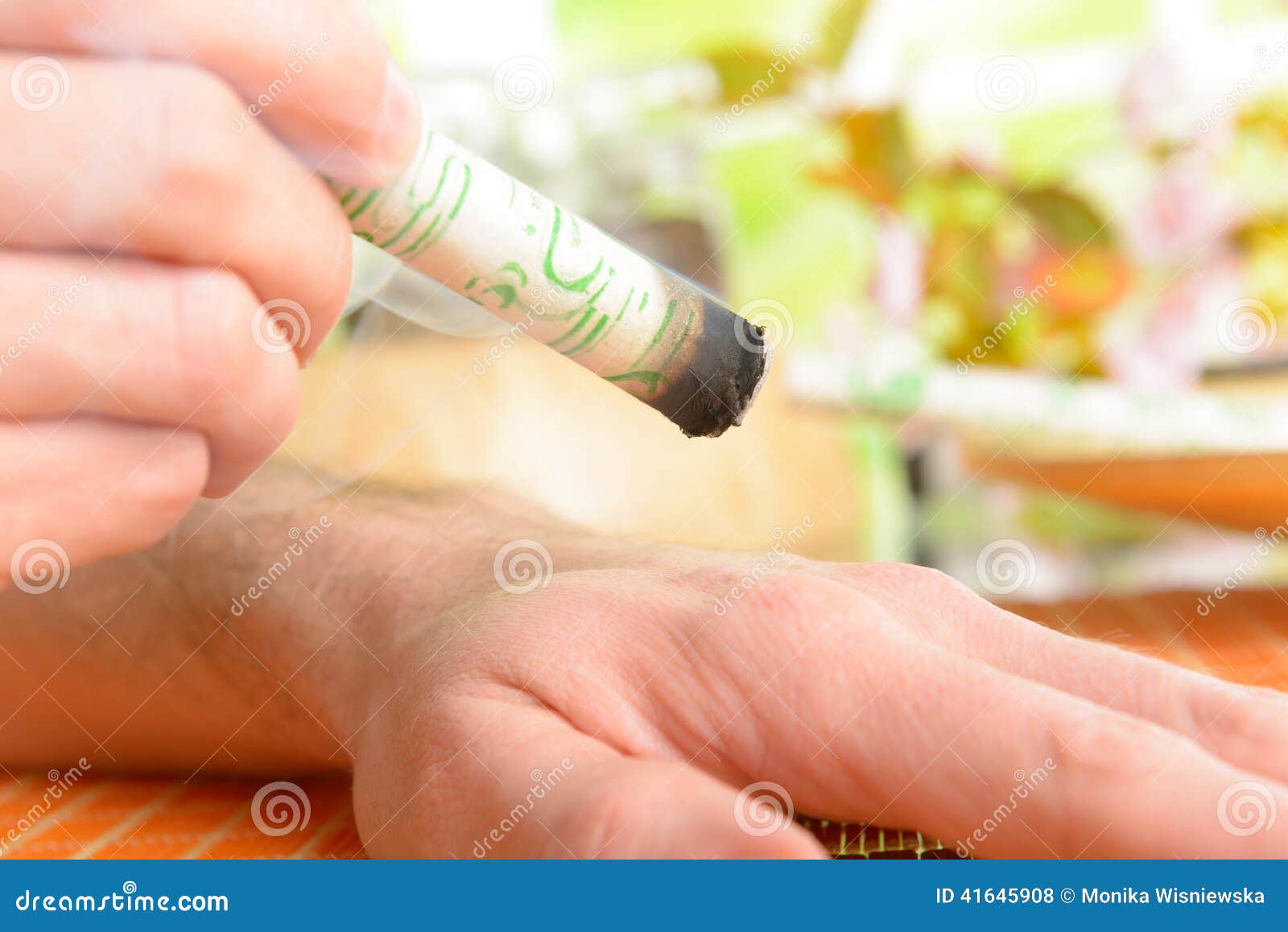 Moxa sticks stock photo. Image of medical, medicine, lighter - 41645908