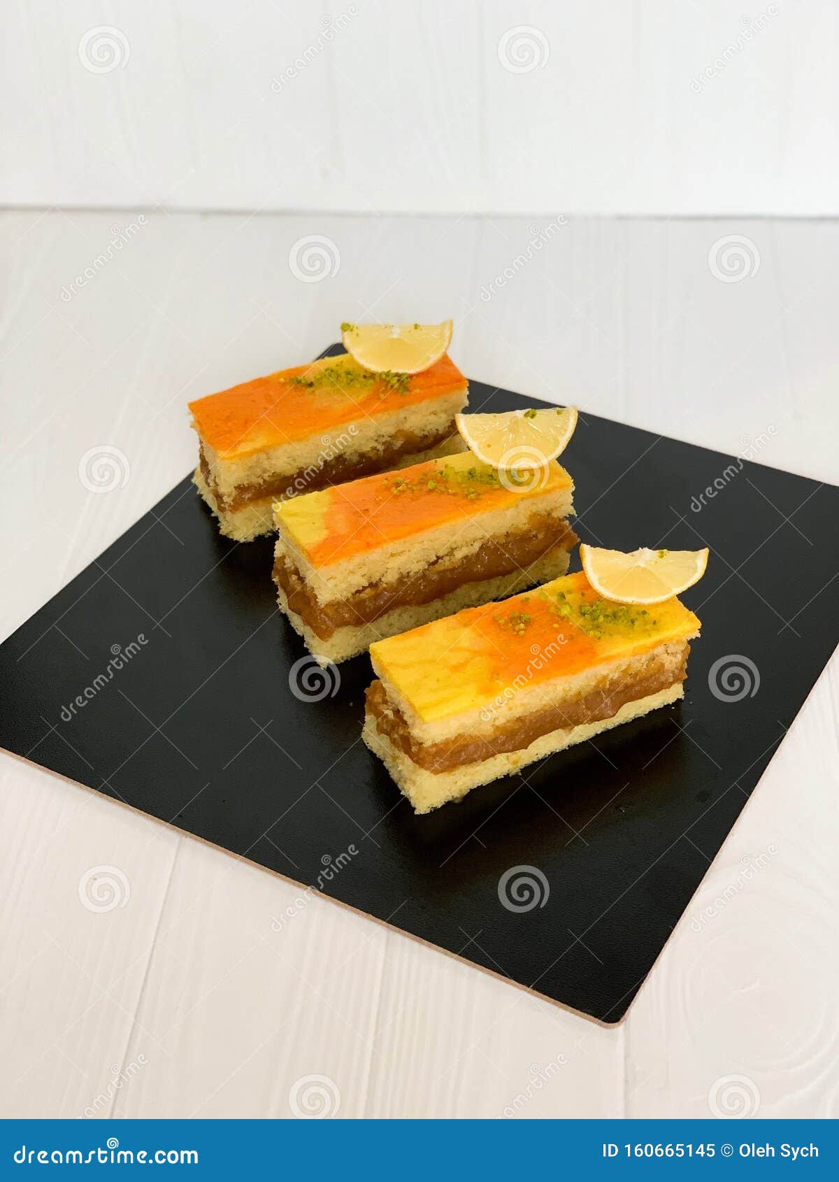 Moyale, Sponge Cake with Raspberry Coolies. Stock Image - Image of ...