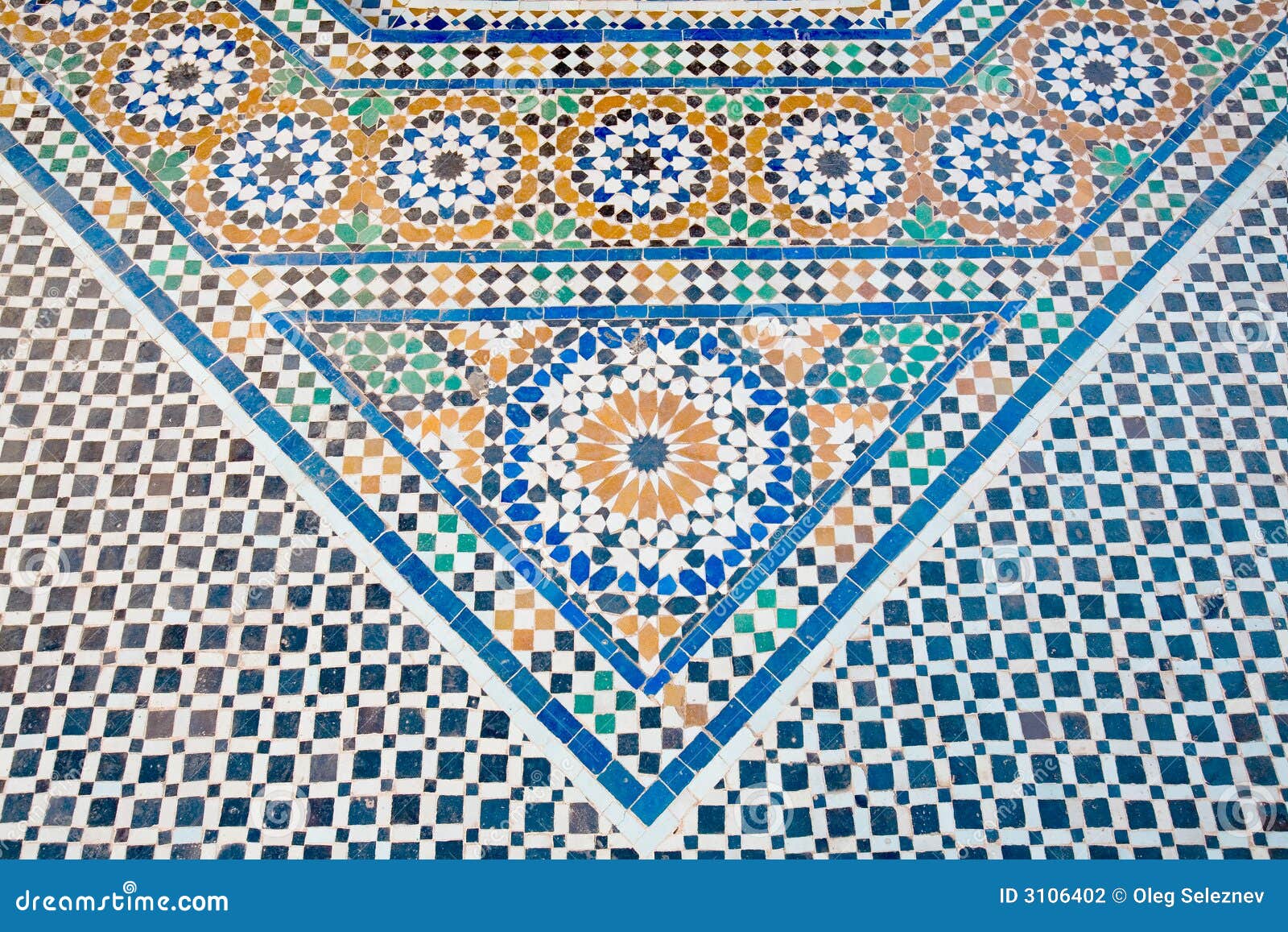 Mozaika arabska zdjęcie stock. Obraz złożonej z africa - 3106402