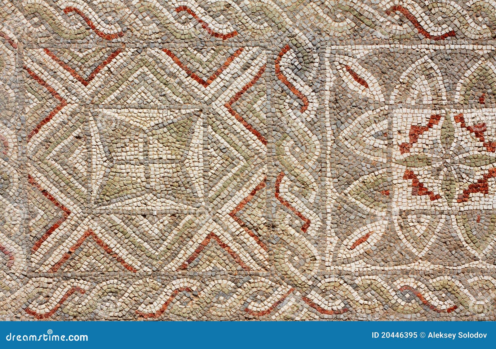 Mozaika rzymska obraz stock. Obraz złożonej z rzymski - 20446395