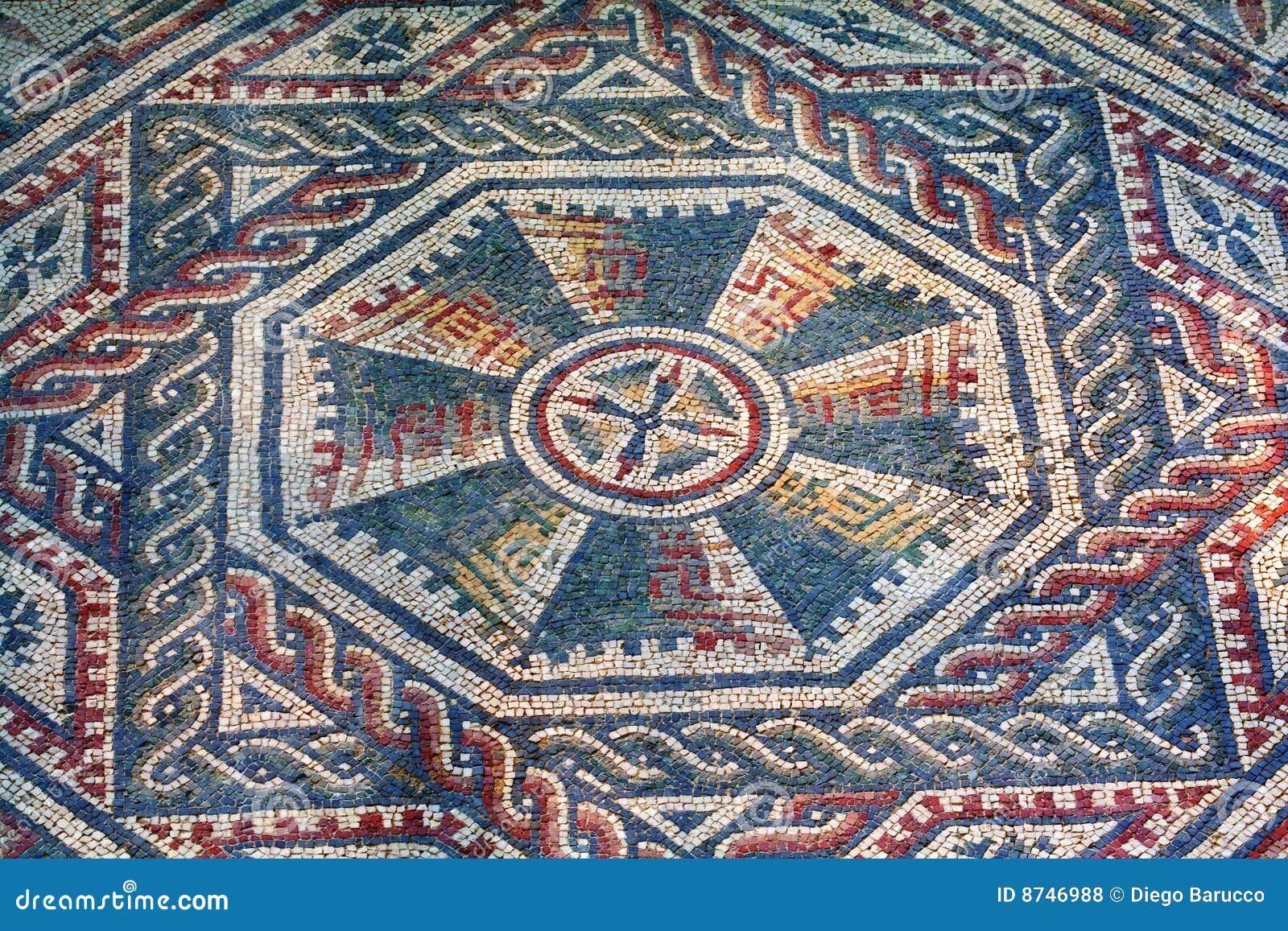 Mozaiki Rzymska Sicily Willa Zdjęcie Stock - Obraz złożonej z obraz ...