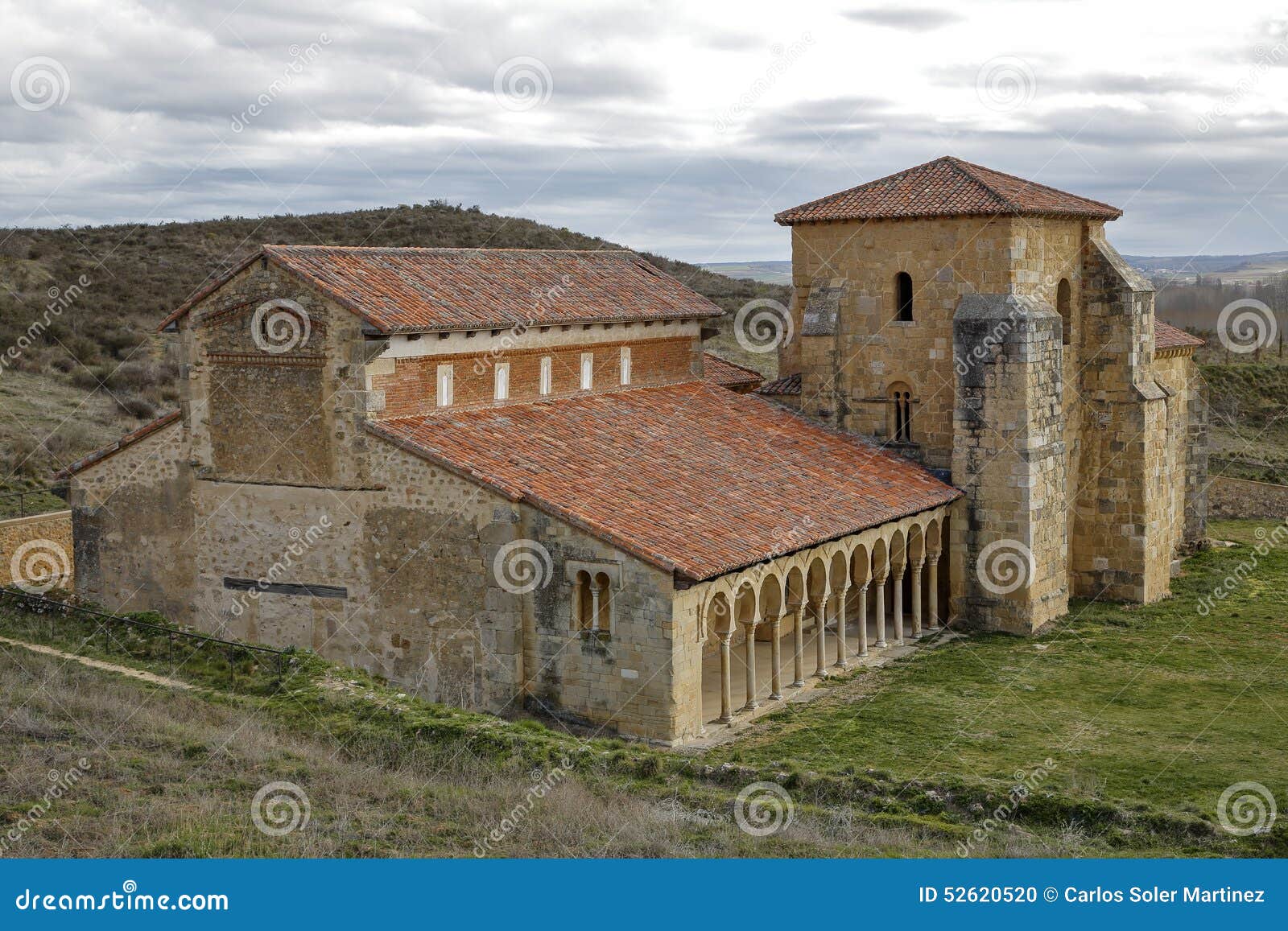 Mozarabic Monastery of San Miguel De Escalada in Leon Stock Photo ...