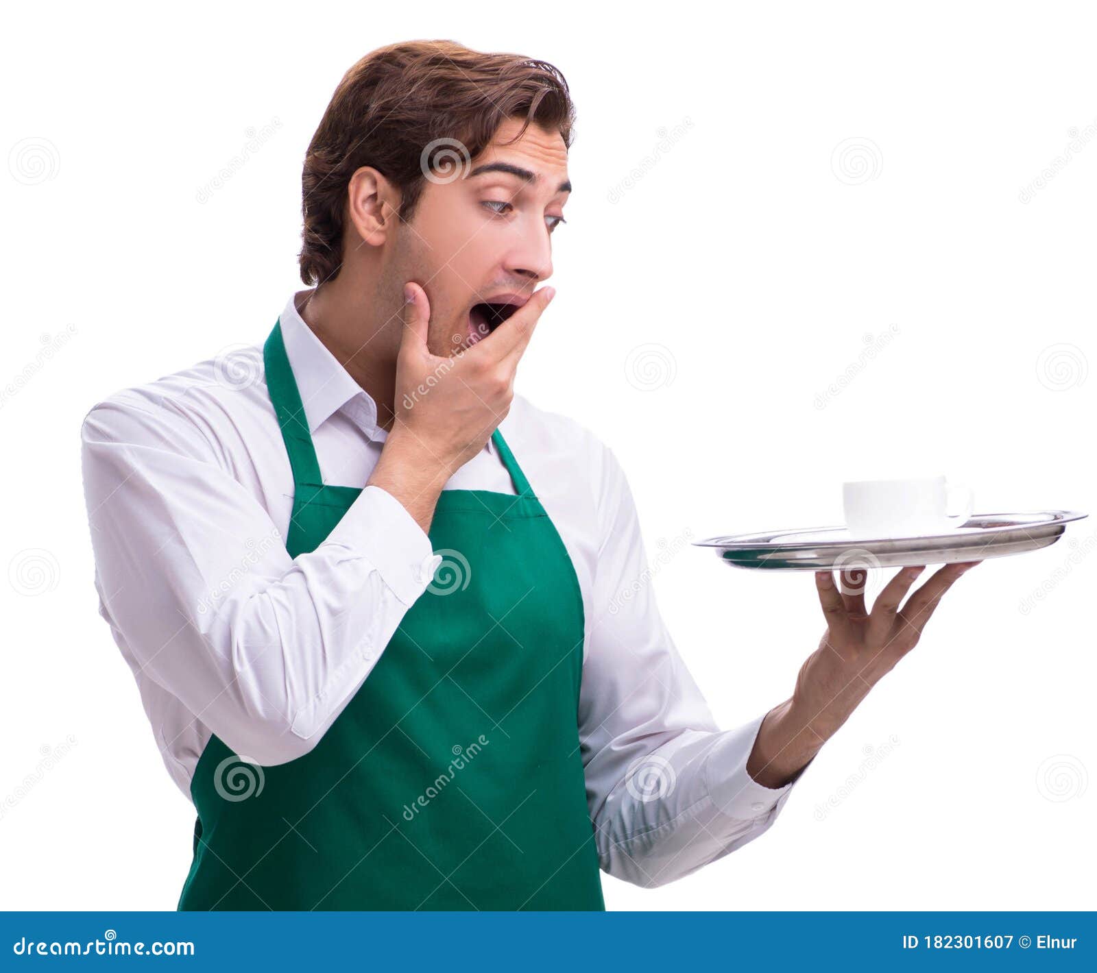 Mozo Joven Aislado De Fondo Blanco Imagen de archivo - Imagen de ...