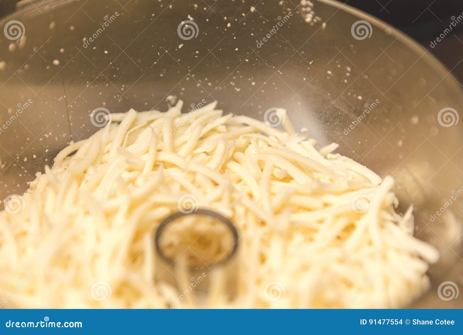 Mozzarella Cheese in Blender Bowl Stock Photo - Image of healthy ...