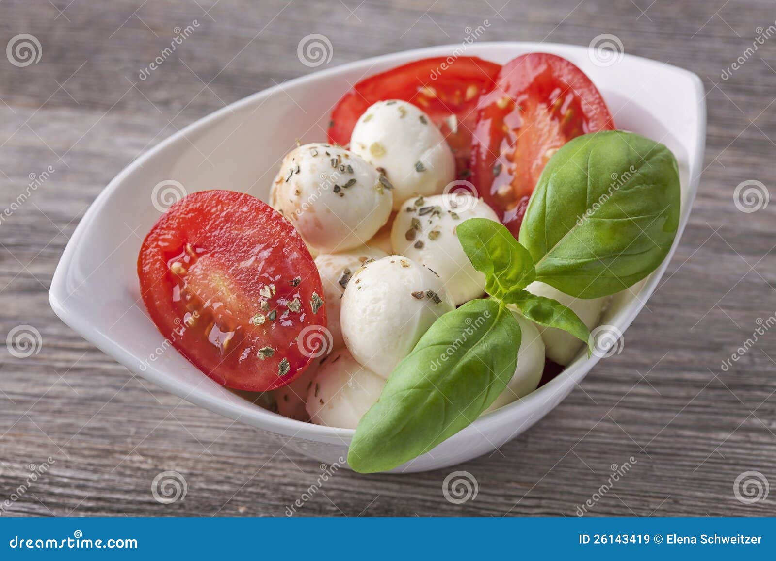 Mozzarella Cheese,tomato and Basil Stock Image - Image of basil ...