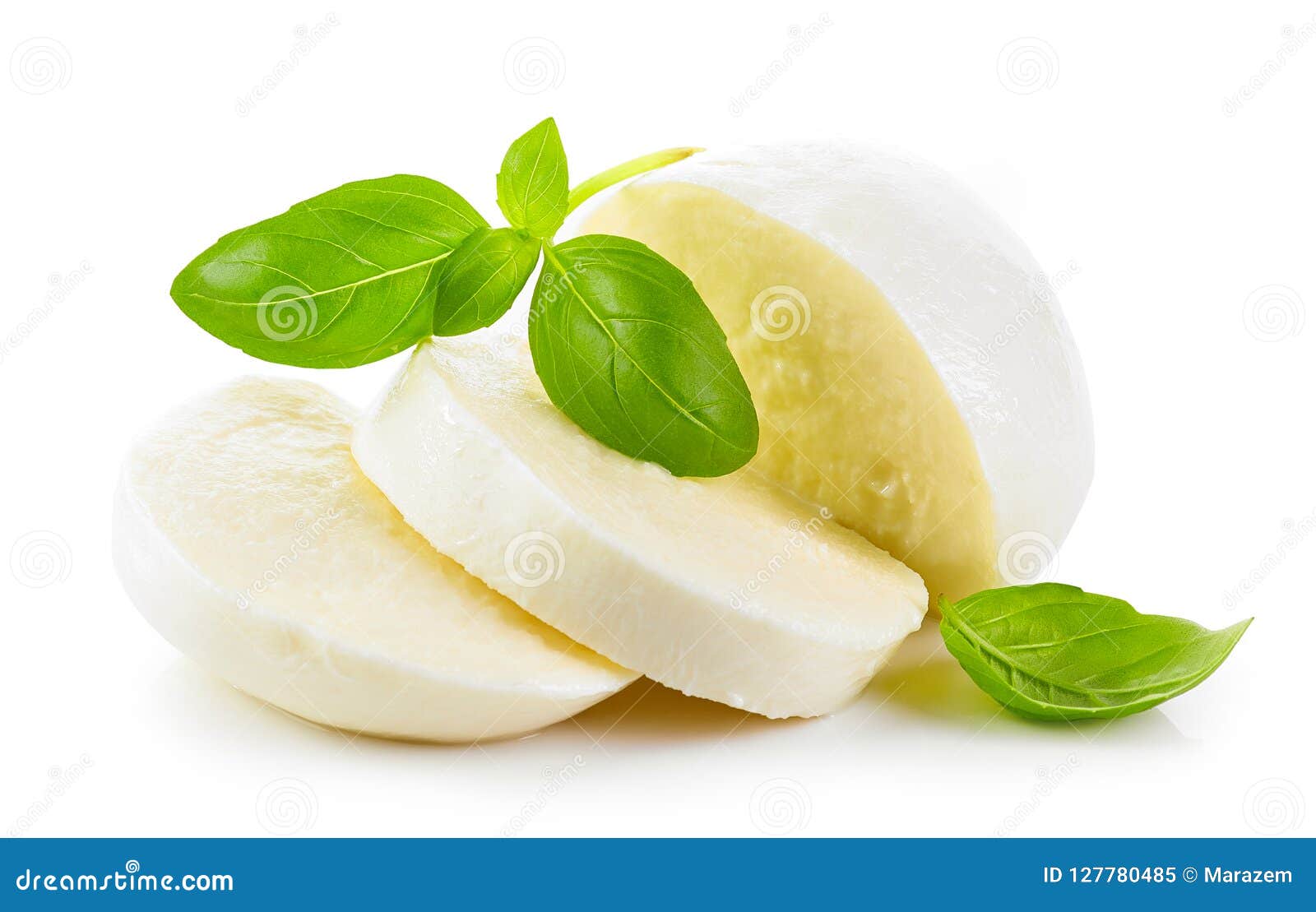 Mozzarella Cheese Tomato And Basil On A Plate Royalty-Free Stock Photo ...
