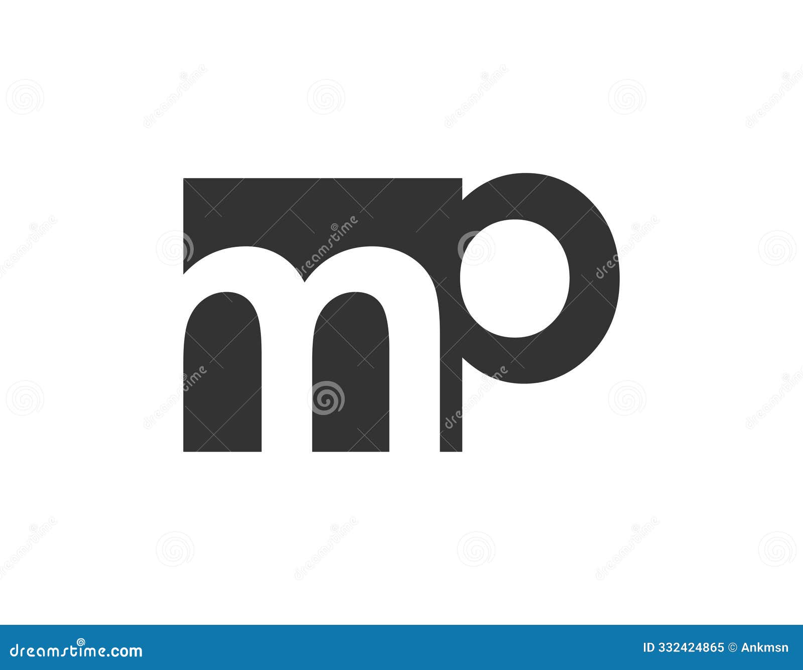 MP Creative Geometric Initial Based Modern and Minimal Logo. Letter M P ...