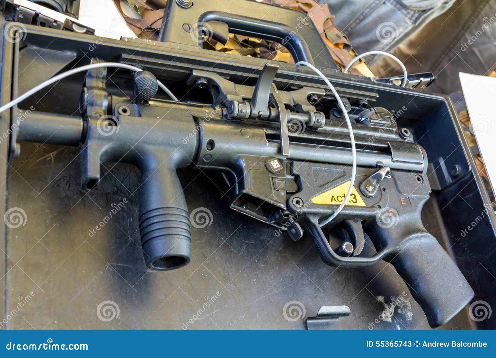 MP5K Briefcase Sub Machine Gun Editorial Stock Photo - Image of fully ...