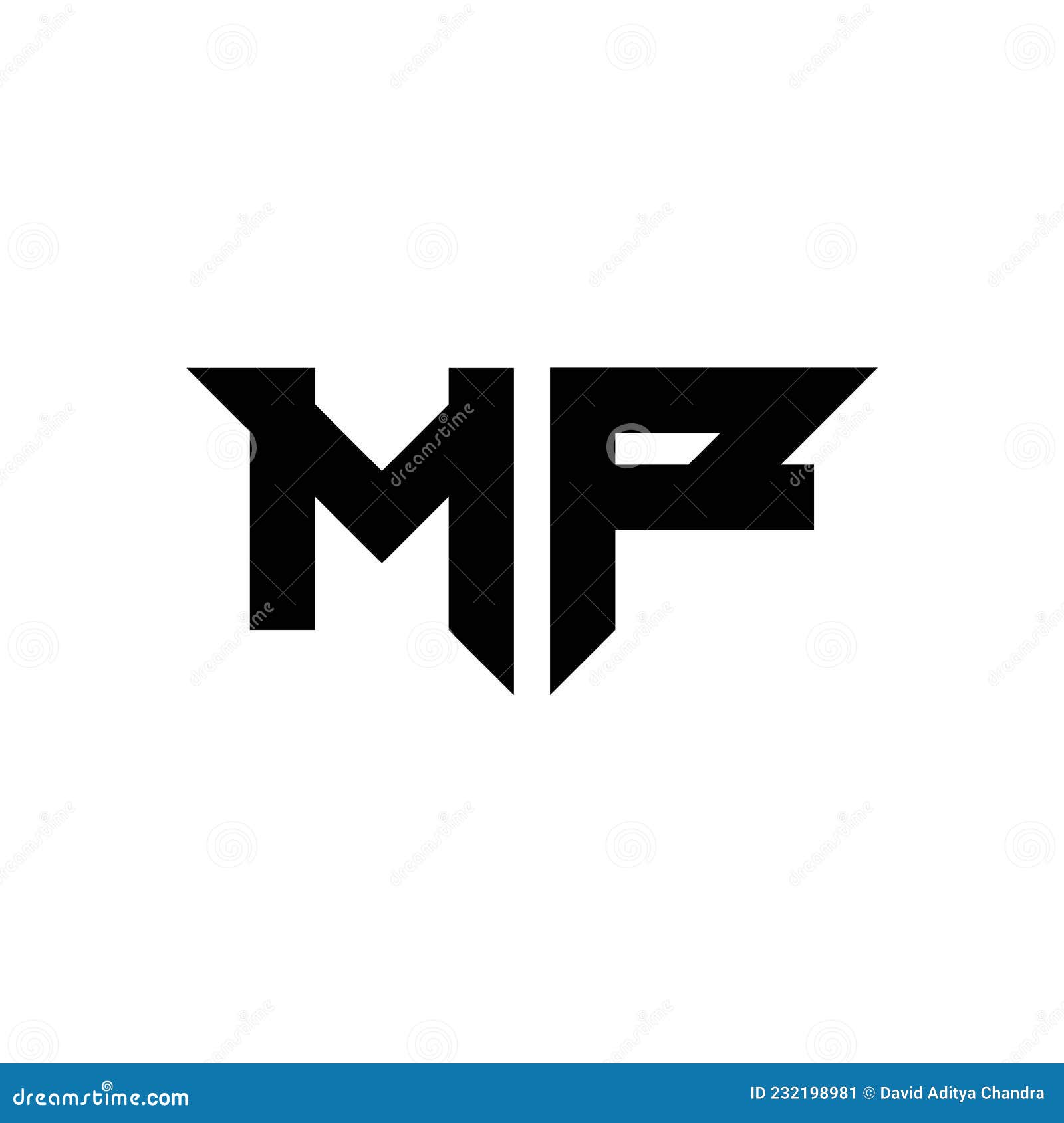 MP Logo Monogram Design Template Stock Vector - Illustration of elegant ...