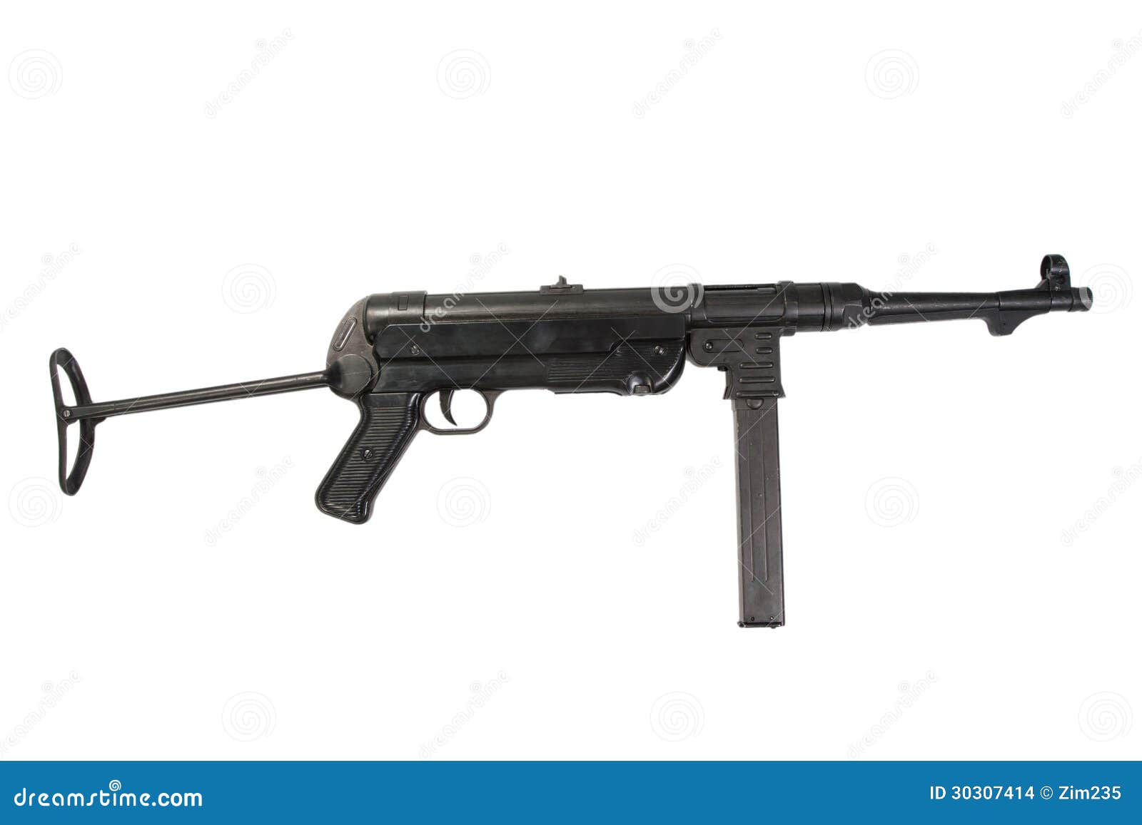 MP40 machinepistool redactionele stock afbeelding. Image of wijnoogst ...