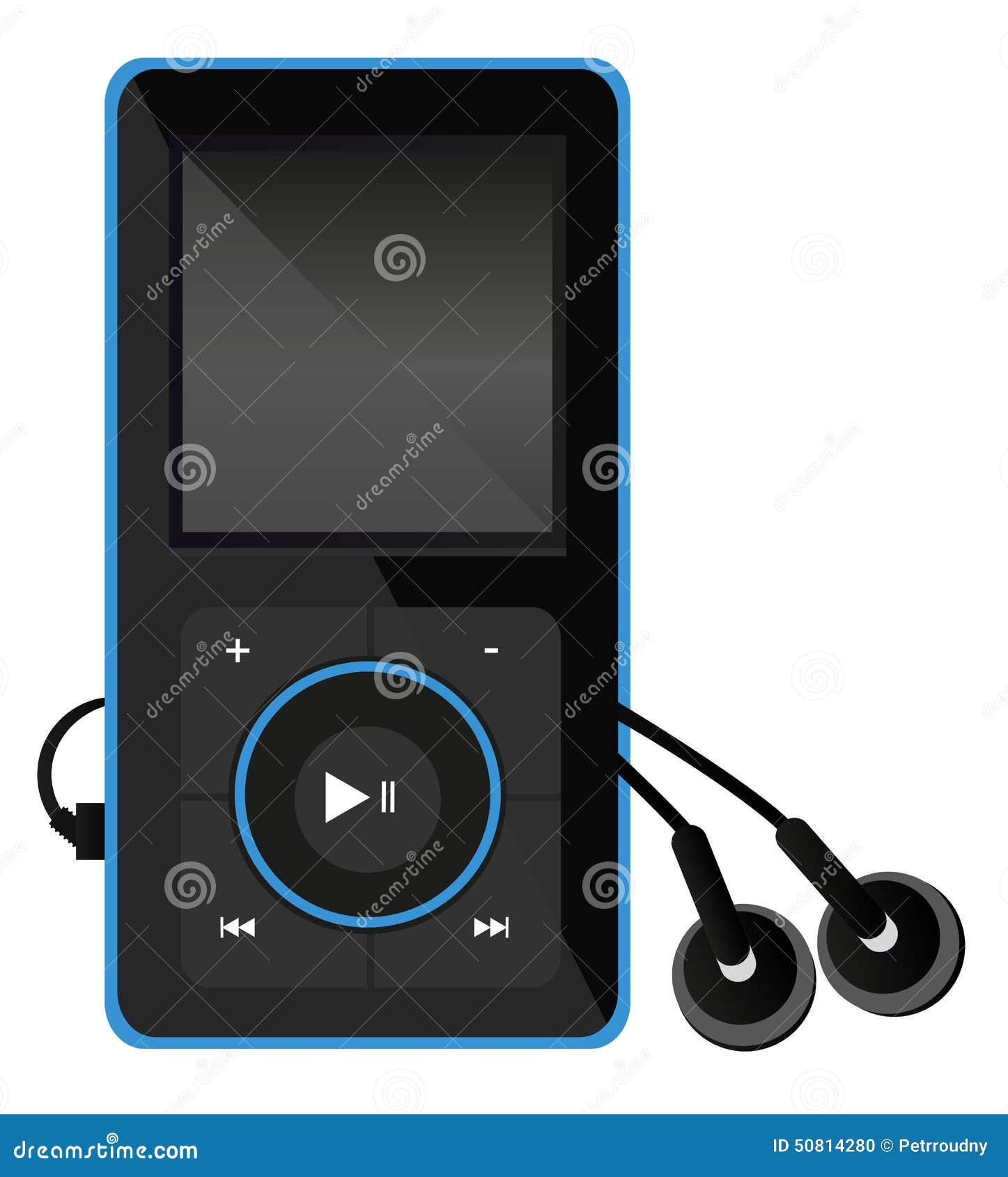 Mp3 media player stock vector. Illustration of pocket - 50814280