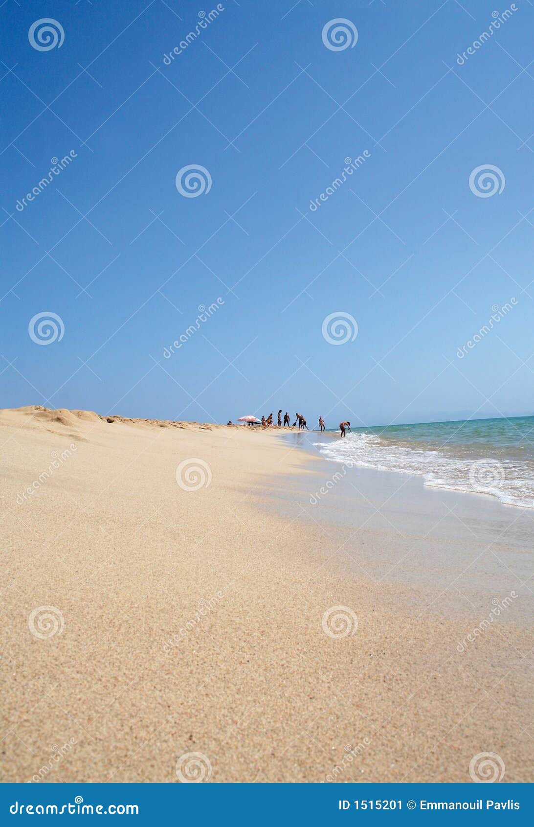 Sandy Beach at Neapoli, Greece Stock Image - Image of pleasure, neapoli ...