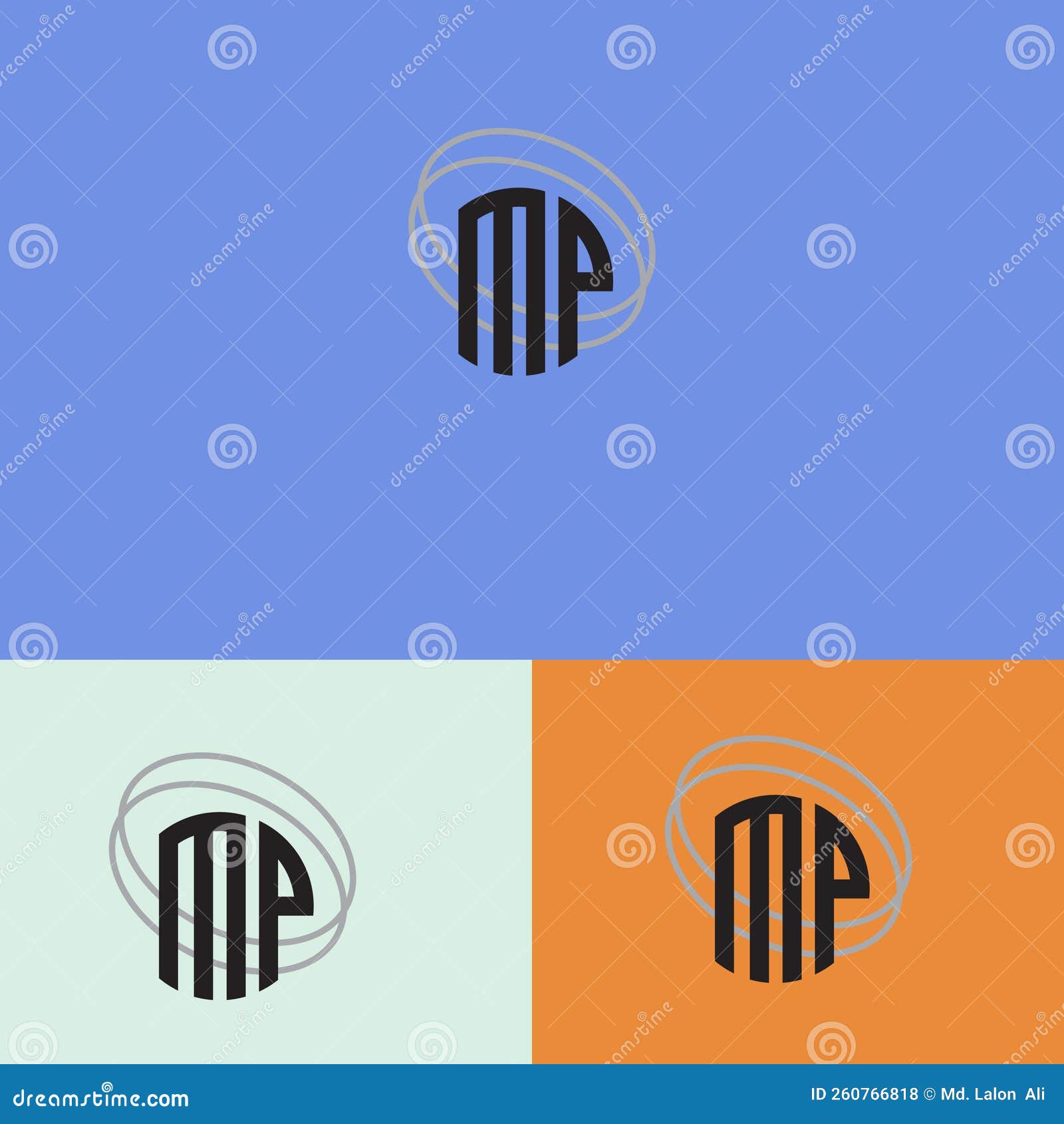 MP Simple Monogram Logo Vector Stock Vector - Illustration of poster ...
