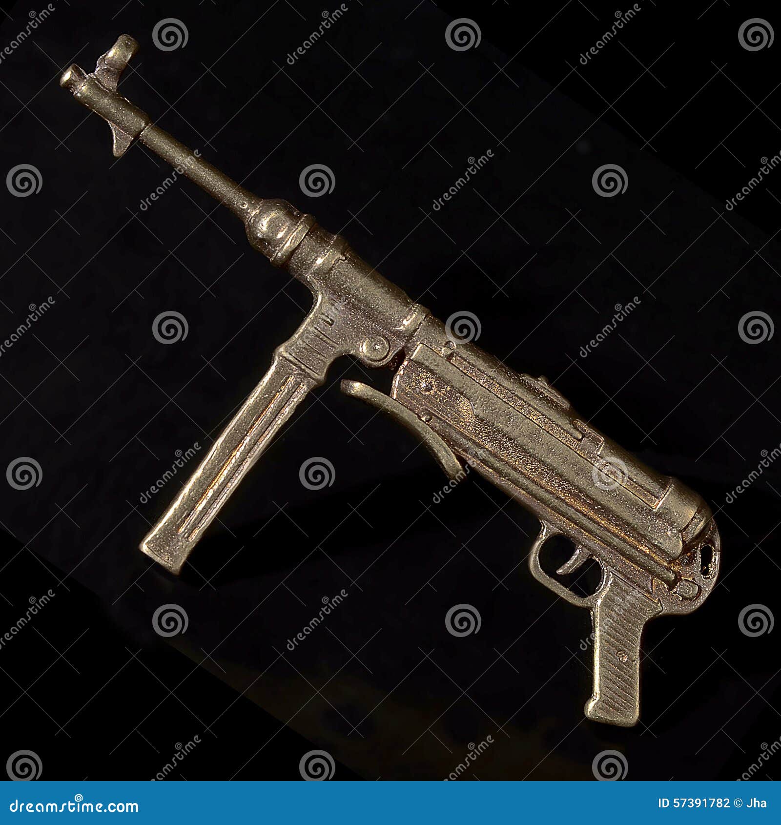 Submachine Gun Mp5. Small Rifled Automatic Weapon Caliber 9mm. Armament ...