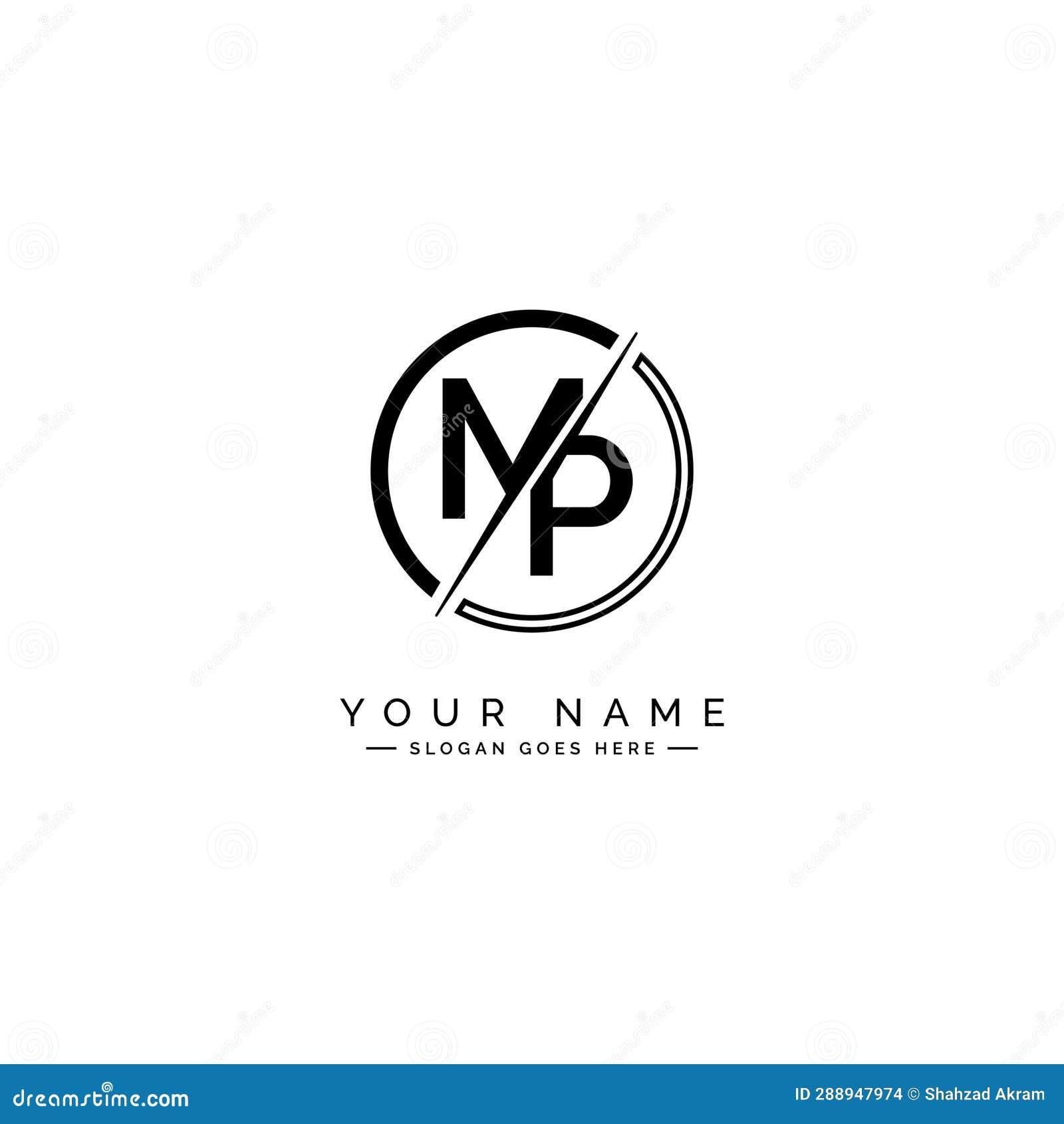 MP Vector Logo Template - Simple Icon for Initial Letter M and P ...