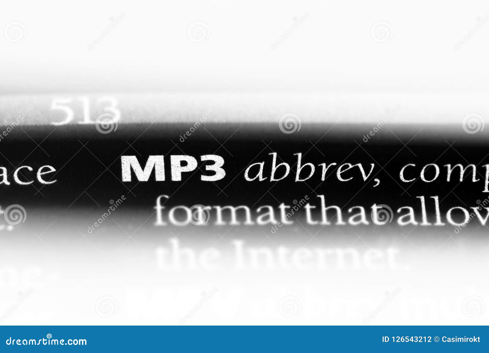 Mp3 stock photo. Image of text, page, idea, printed - 126543212