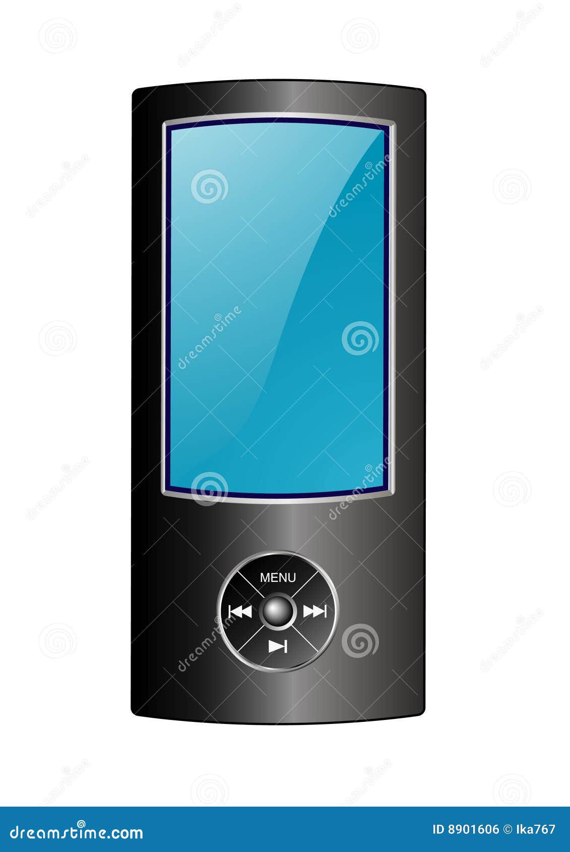 Mp3 stock vector. Illustration of isolated, stereo, clip - 8901606