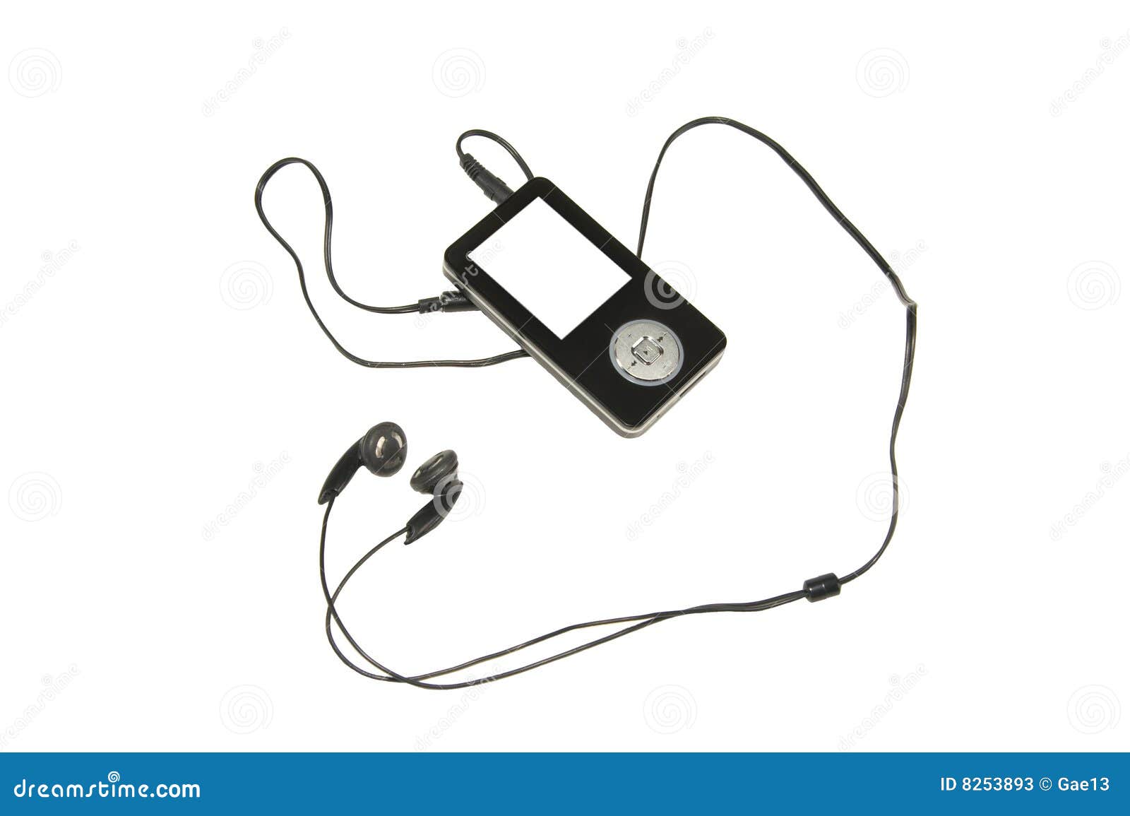 MP3 player stock image. Image of acoustics, leisure, head - 8253893