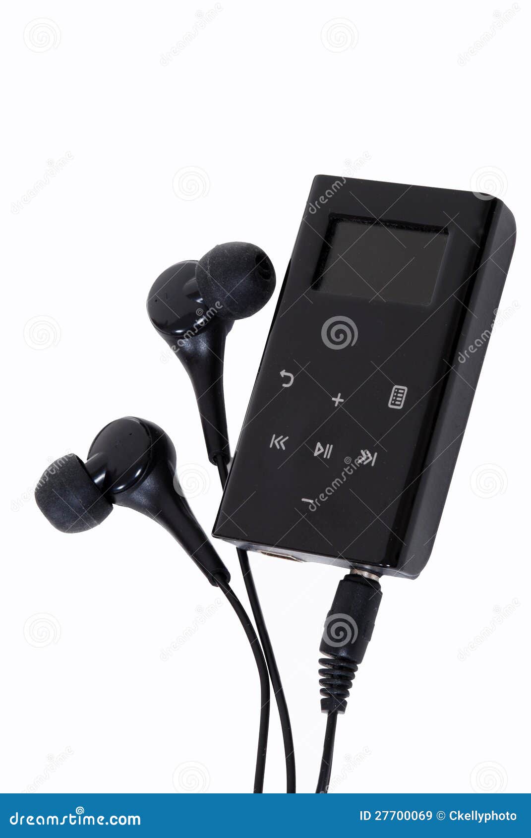 MP3 Player with ear buds stock image. Image of audio - 27700069