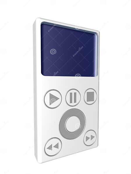 MP3 Player - isolated stock illustration. Illustration of source - 199480
