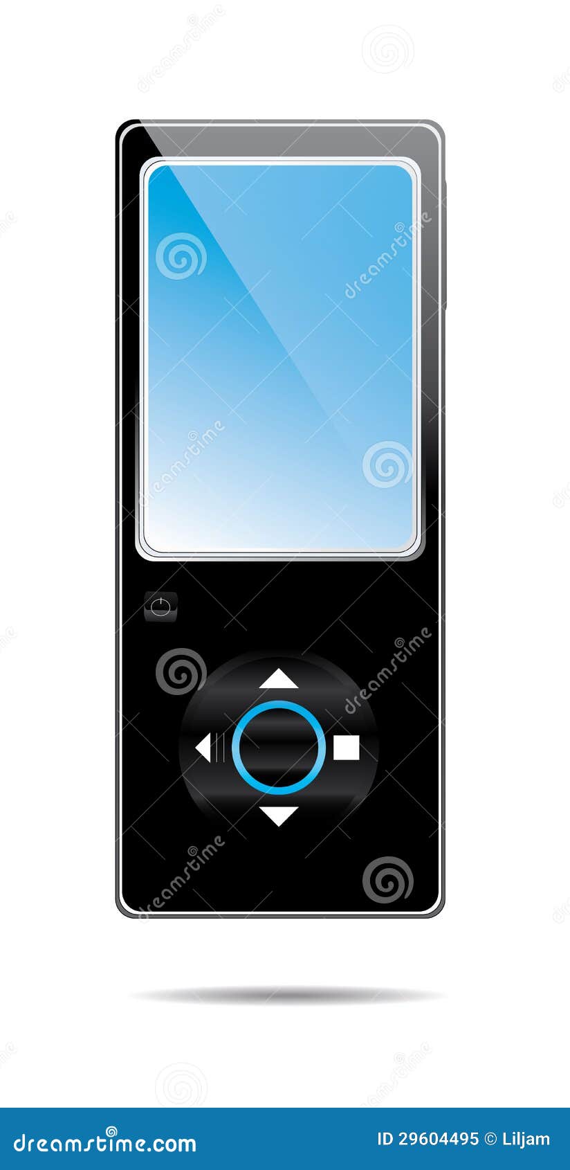 Mp3 player vector stock vector. Illustration of sound - 29604495