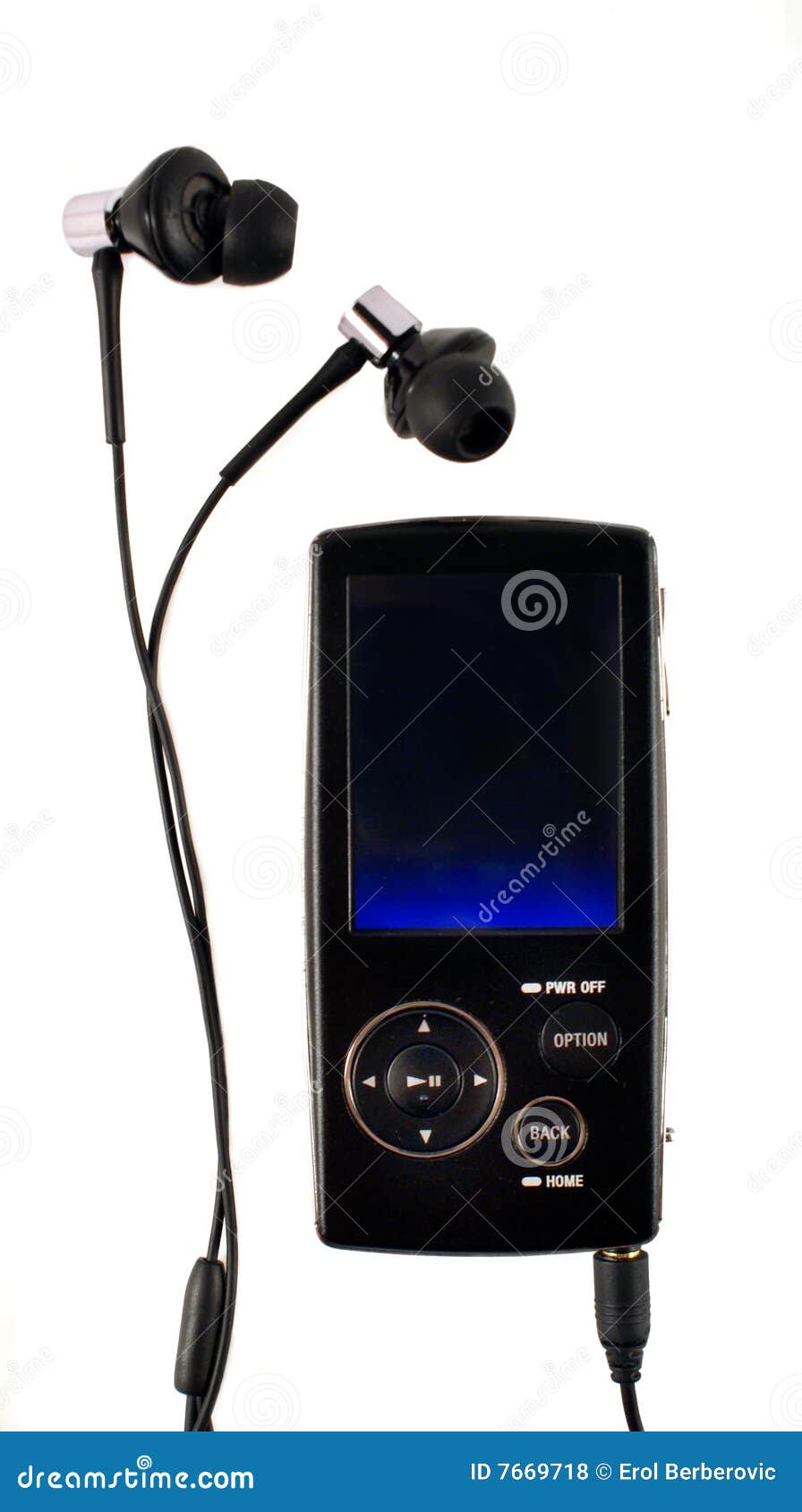 Mp4 player stock photo. Image of multimedia, audio, play - 7669718