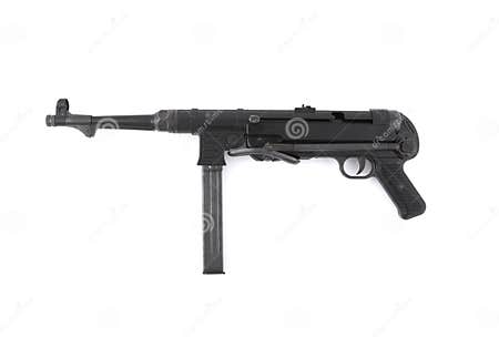 MP40 German Submachine Gun - World War II Era Stock Photo - Image of ...