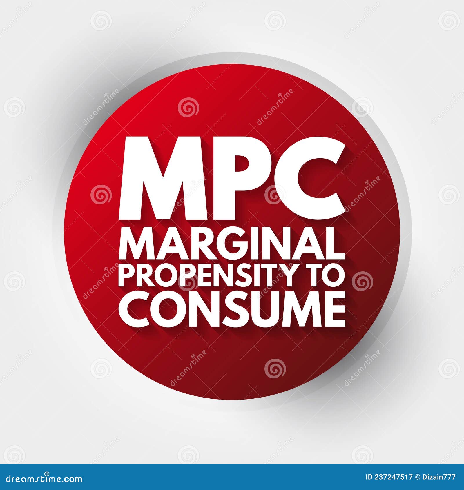 MPC - Marginal Propensity To Consume Acronym, Business Concept ...