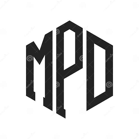 MPD Logo Design. Initial Letter MPD Monogram Logo Using Hexagon Shape ...
