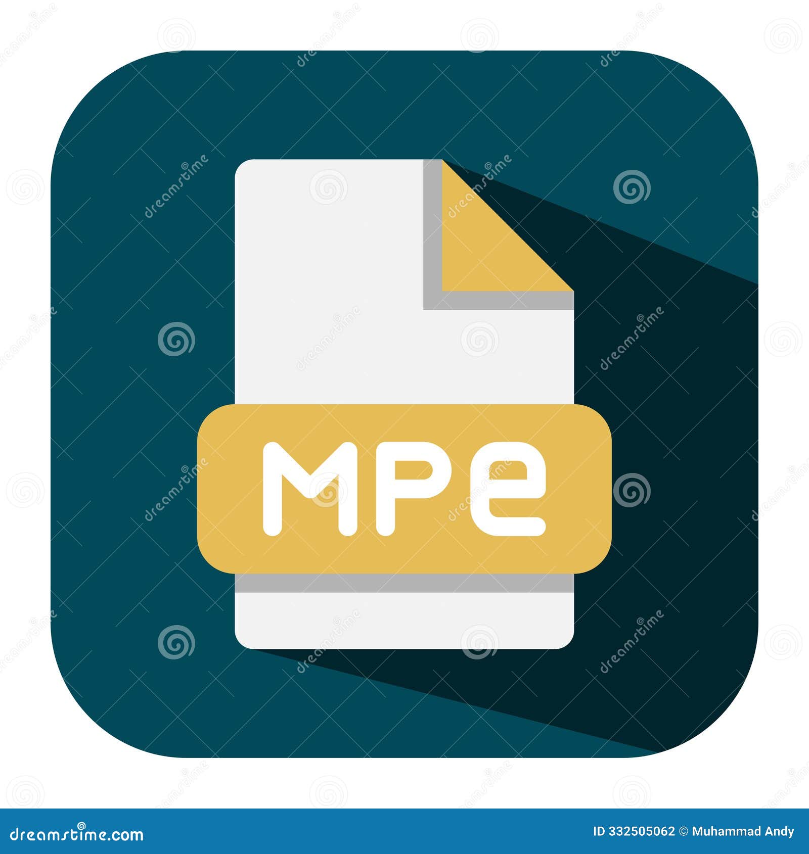 Mpe File Format Flat Icon. a Simple but Attractive Flat File Format ...