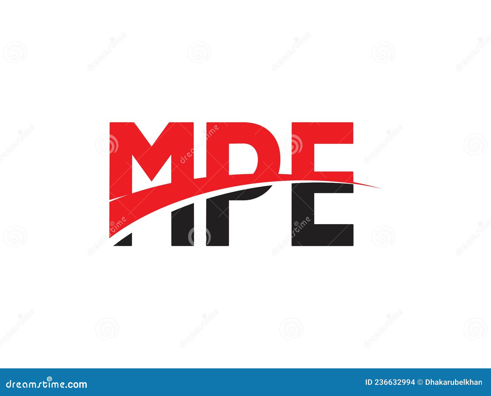 MPE Letter Initial Logo Design Stock Vector - Illustration of business ...
