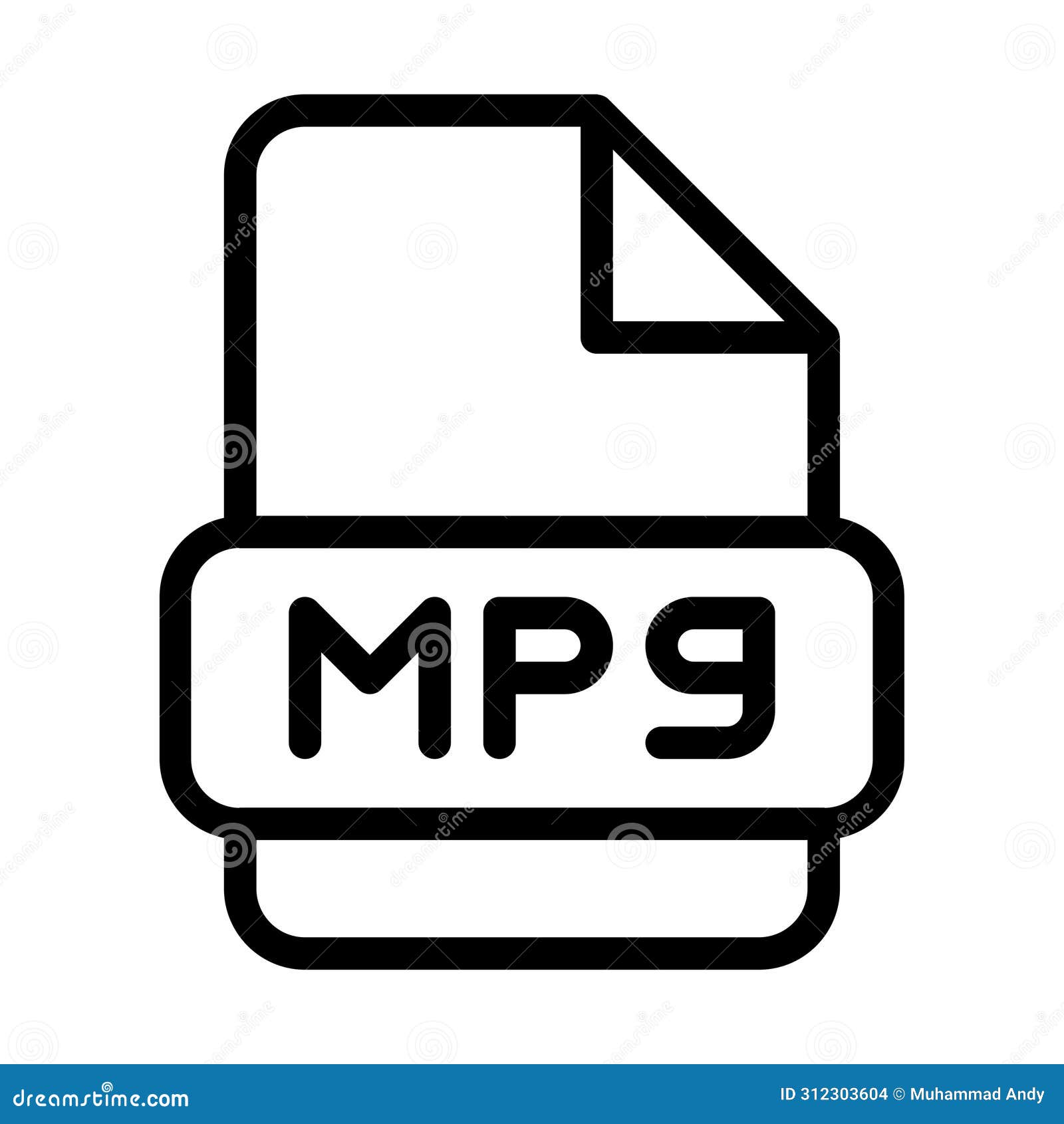 Mpg File Icon. Type Files Sign Outline Symbol Design, Icons Format Type ...