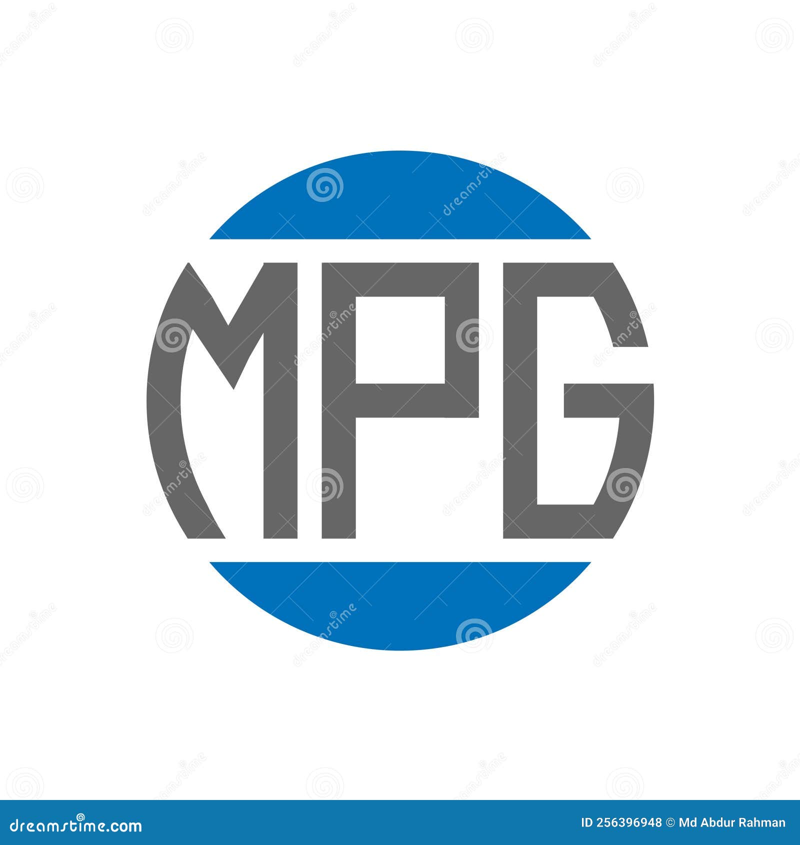 MPG Letter Logo Design on White Background. MPG Creative Initials ...