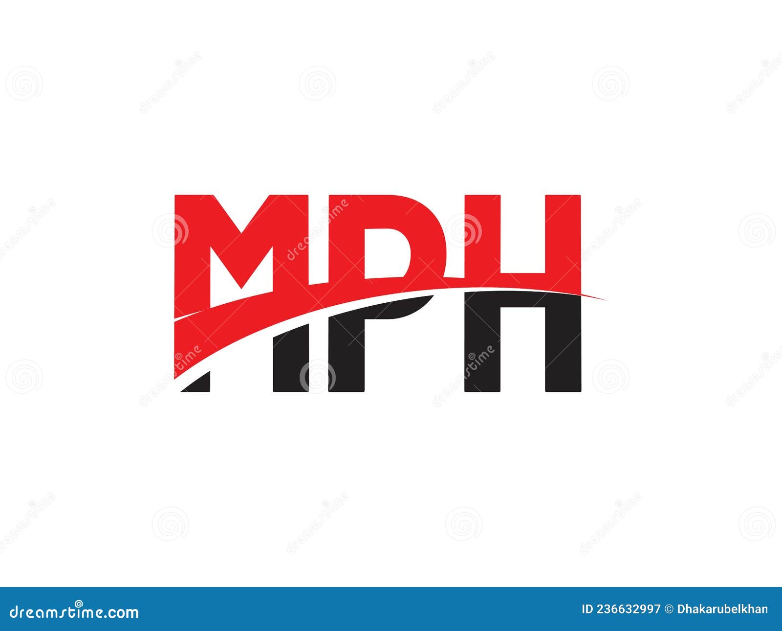 MPH Letter Initial Logo Design Stock Vector - Illustration of style ...
