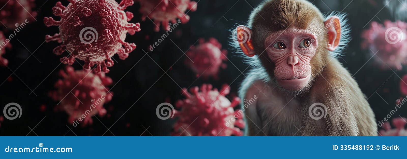 Monkey Pox Outbreak Vector Illustration Of Virus Symptoms In Humans ...