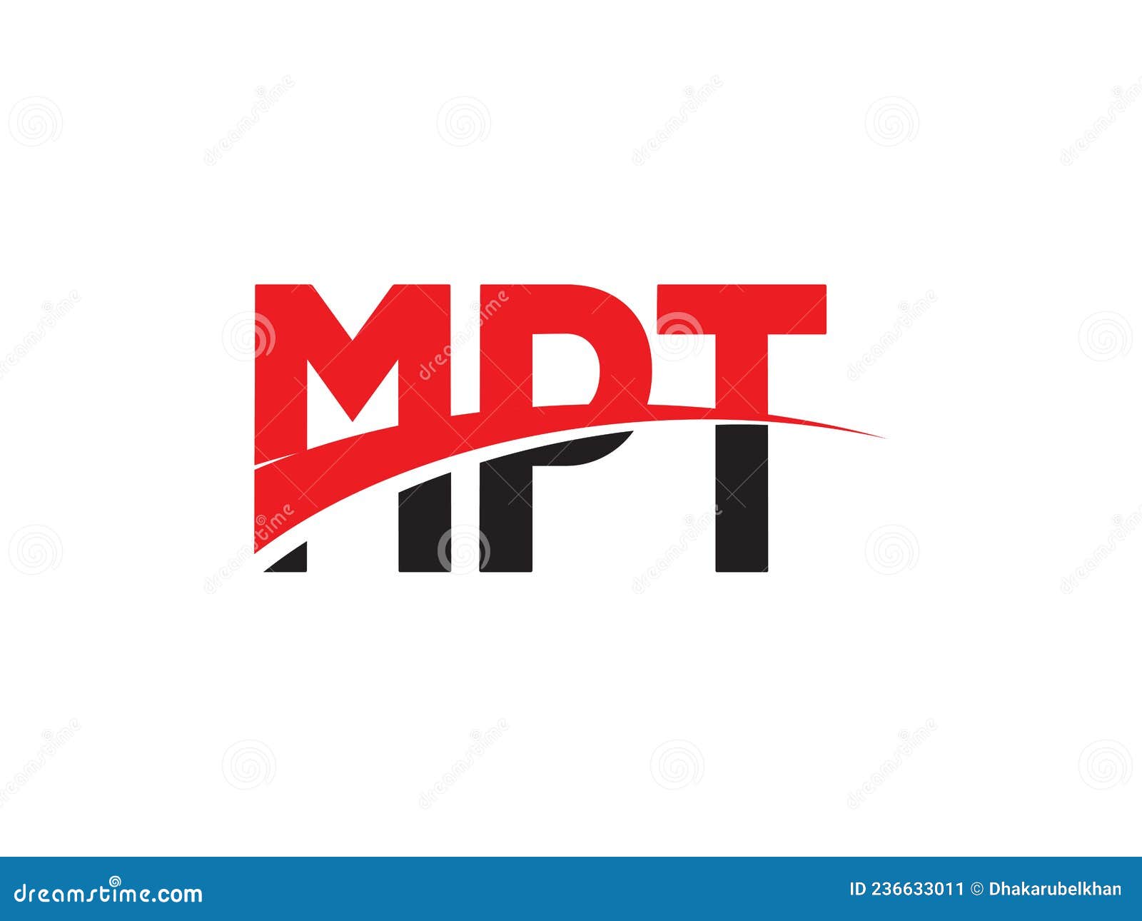 MPT Letter Initial Logo Design Stock Vector - Illustration of ligh ...