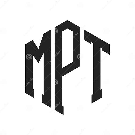 MPT Logo Design. Initial Letter MPT Monogram Logo Using Hexagon Shape ...