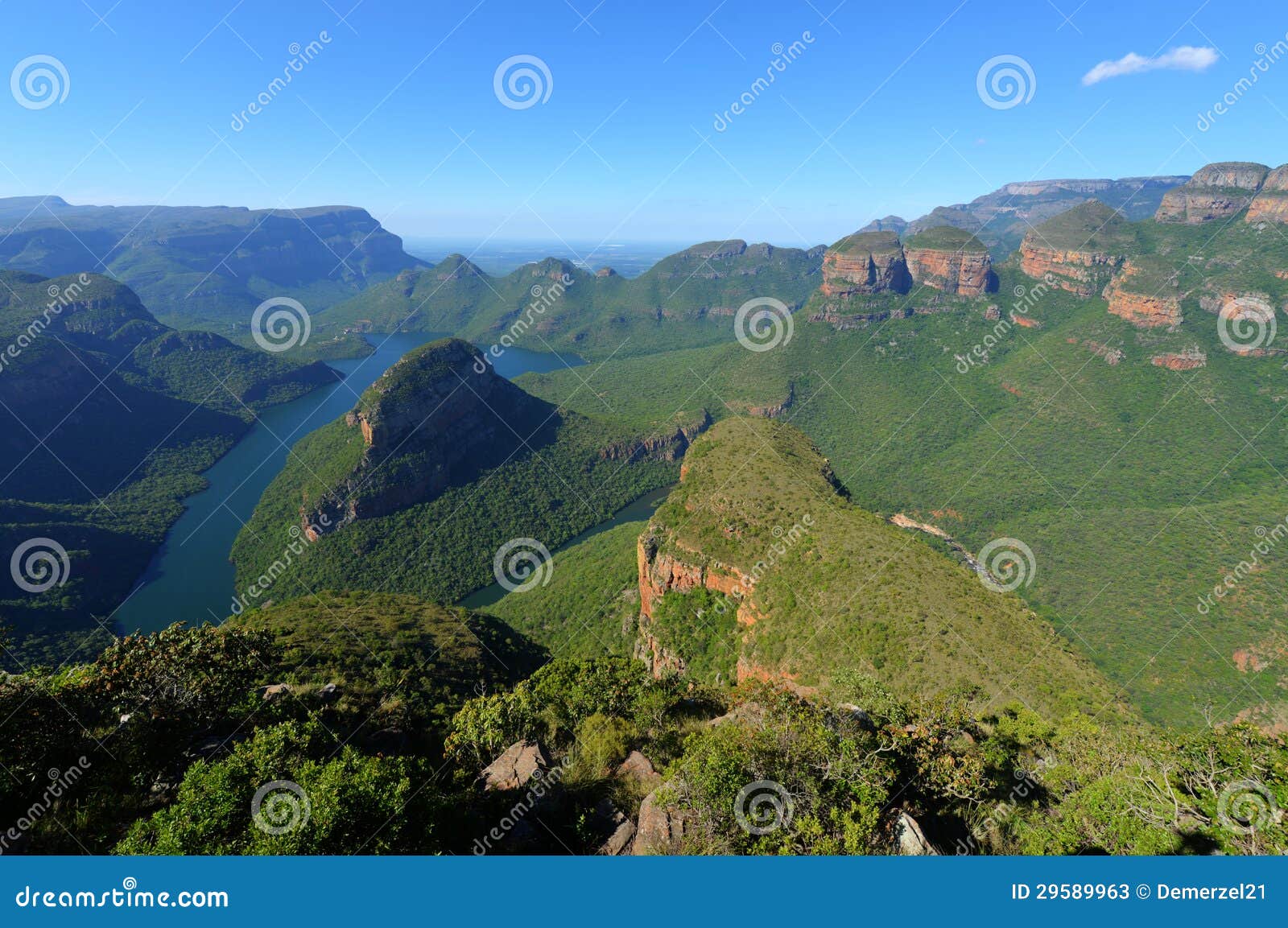 Mpumalanga, Blyde River Canyon Stock Image - Image of range, cliff ...