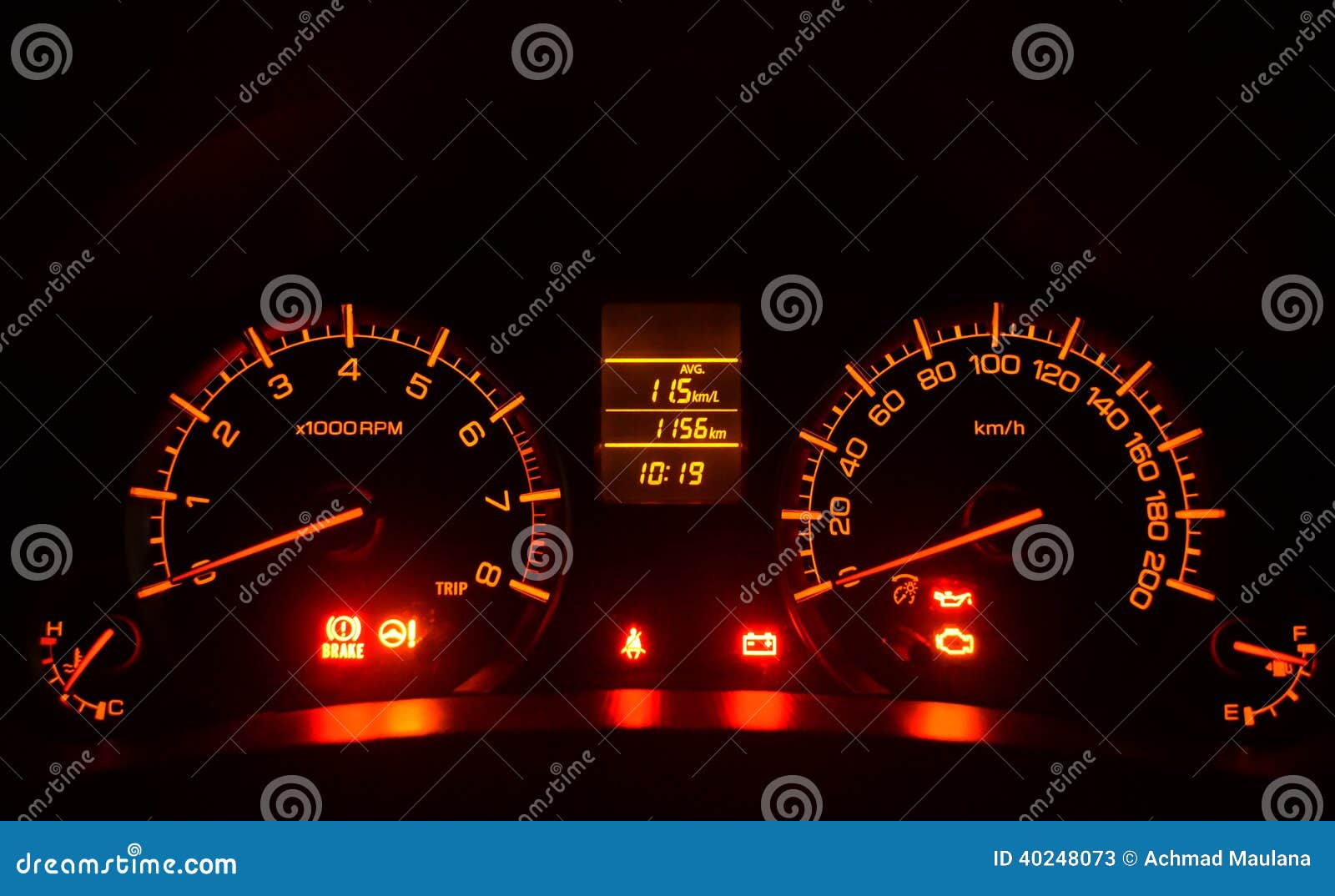 Mpv Car Speedometer stock image. Image of speed, eficiency - 40248073