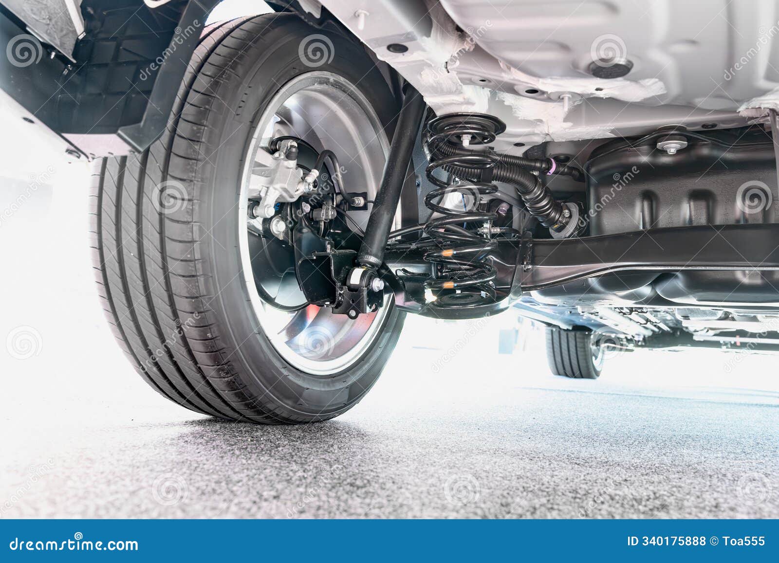 MPV Car Suspension and Rear Drive Shaft Stock Photo - Image of ...