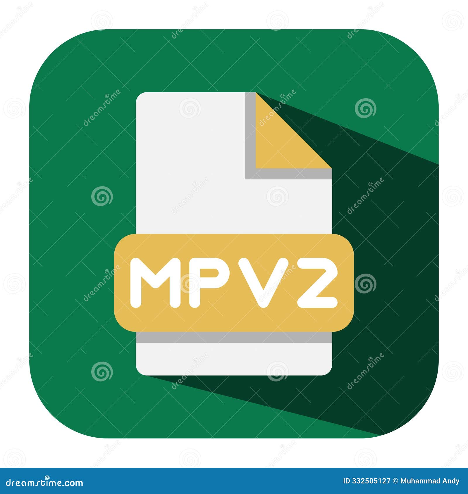 Mpv2 File Type Flat Icon. Minimalist and Classy Symbol Icons, Perfect ...