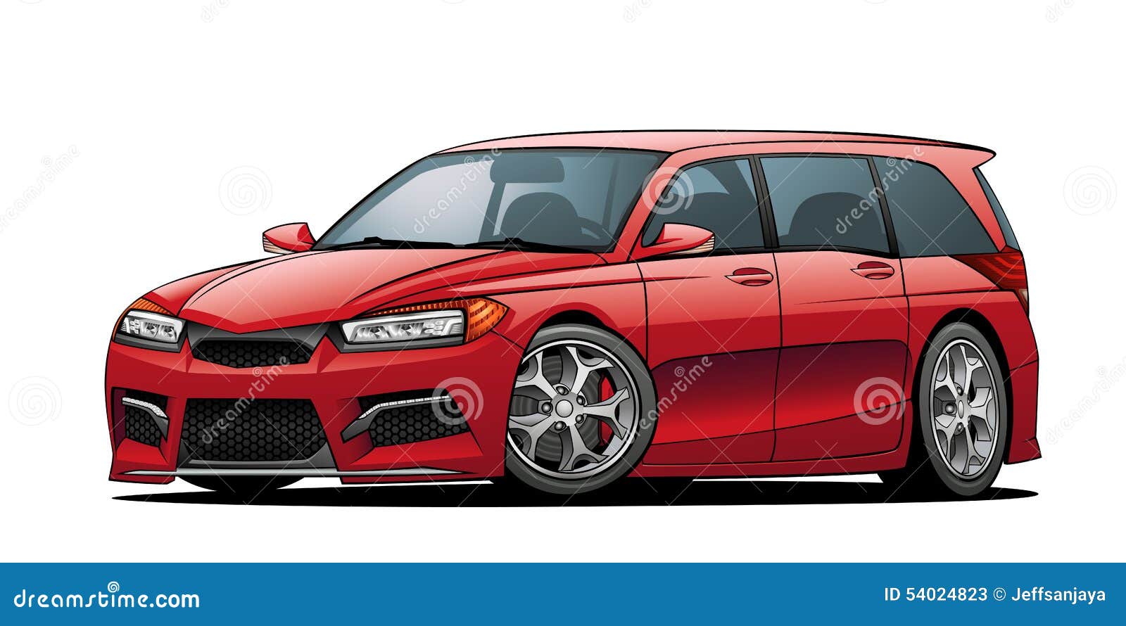 MPV 01 stock vector. Illustration of brandless, automobile - 54024823