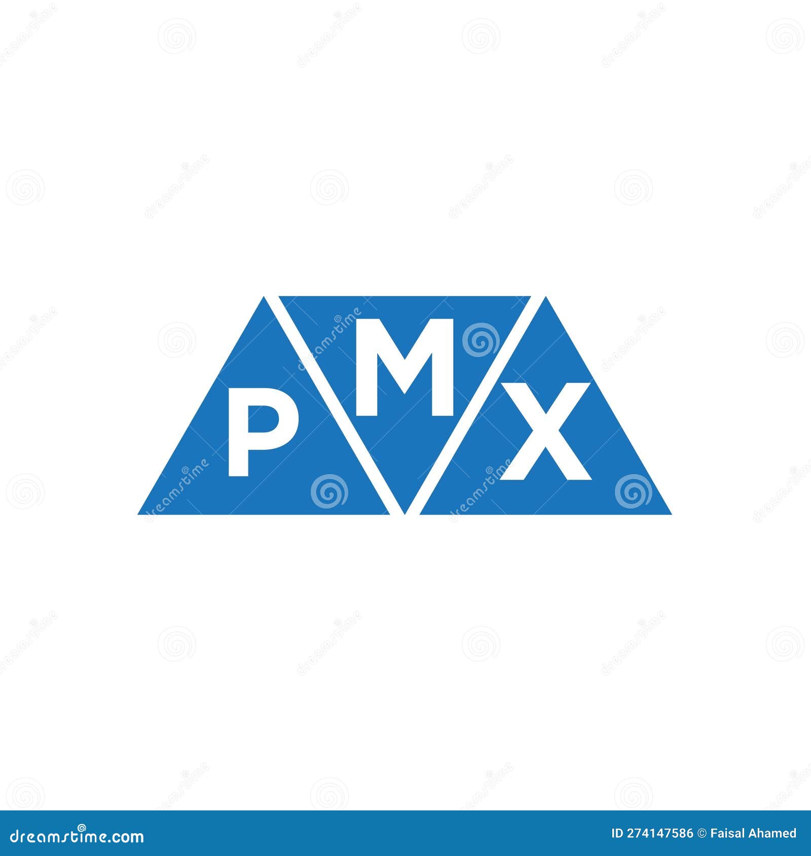 MPX Abstract Initial Logo Design on White Background. MPX Creative ...