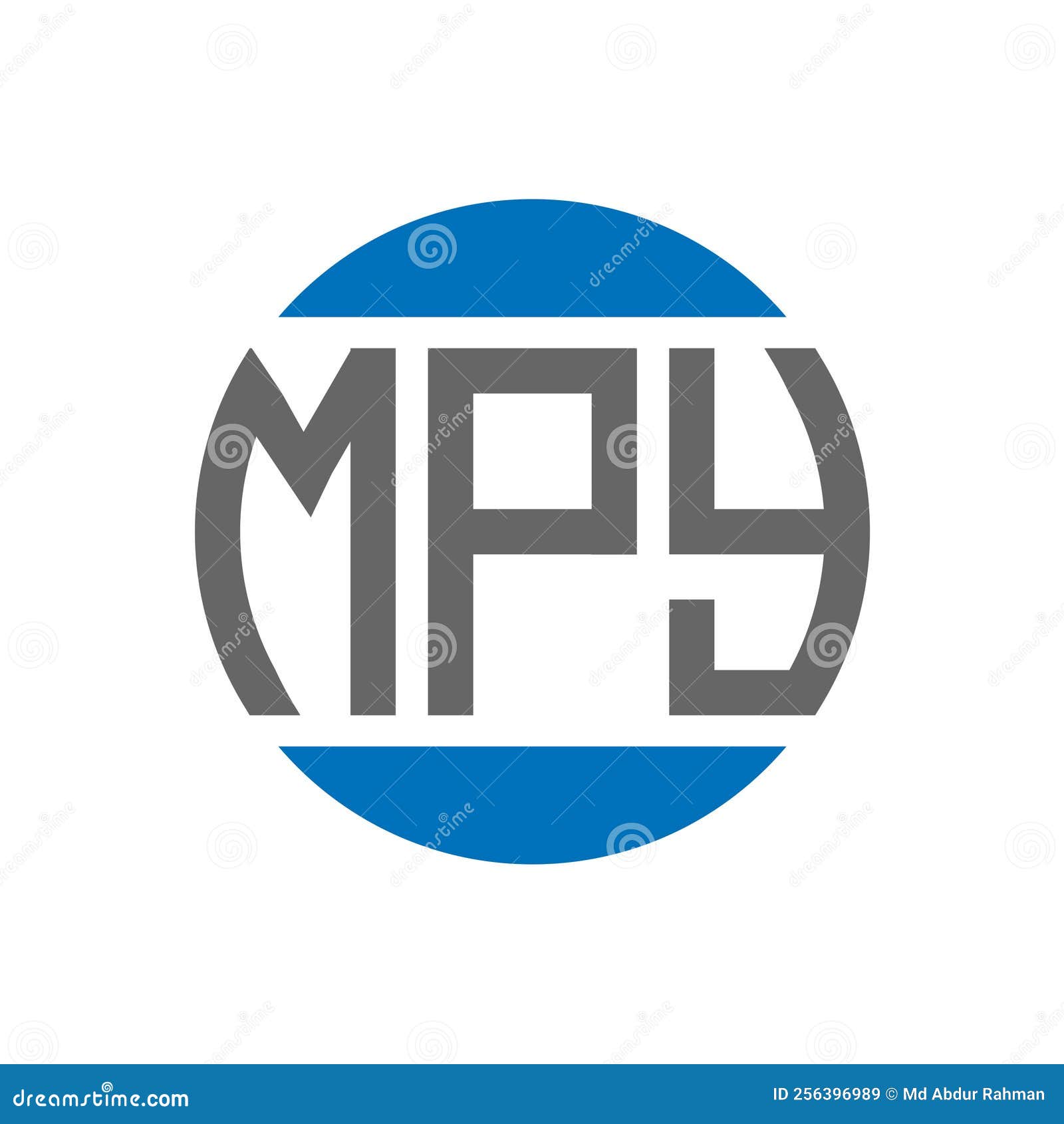 MPY Letter Logo Design on White Background. MPY Creative Initials ...
